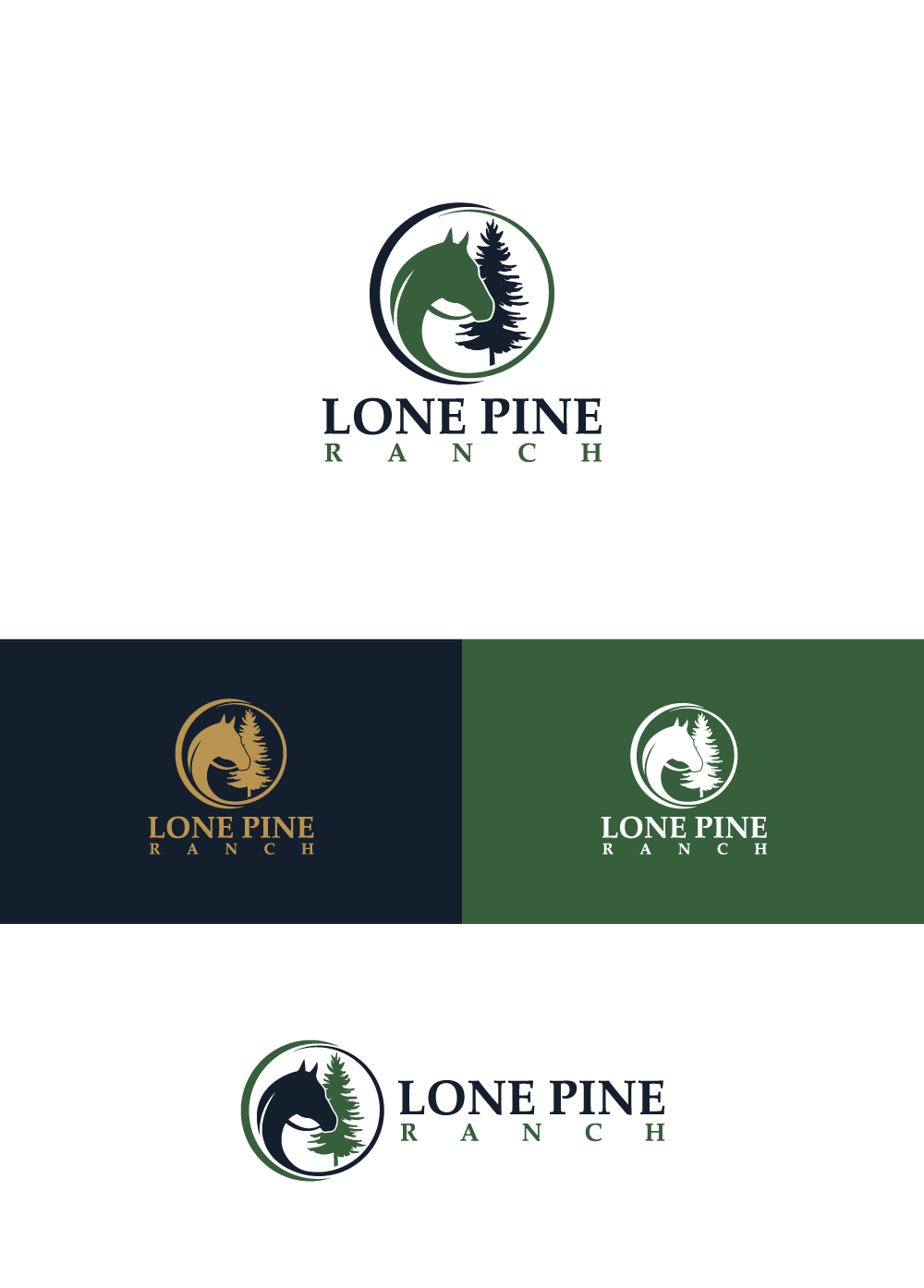 Logo Design for the name of my ranch is LONE PINE RANCH by Anil Rasel ...