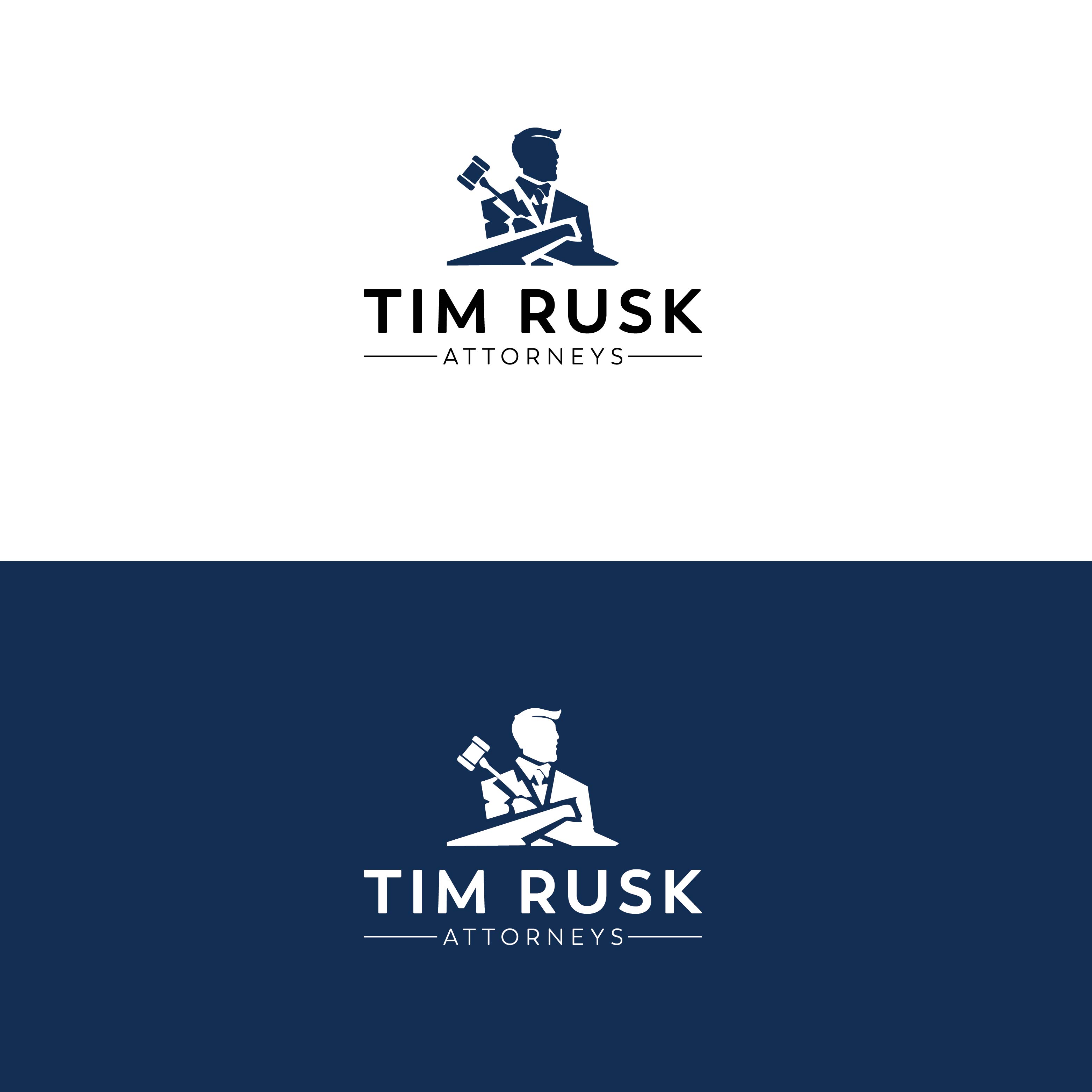 Bold, Personable, Legal Logo Design for Tim Rusk Attorneys by maruf12 ...