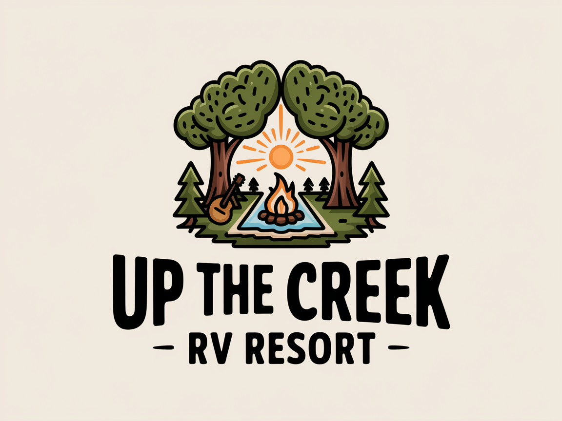 Logo Design for Up the Creek RV Resort by adisaputra12 | Design #35212730