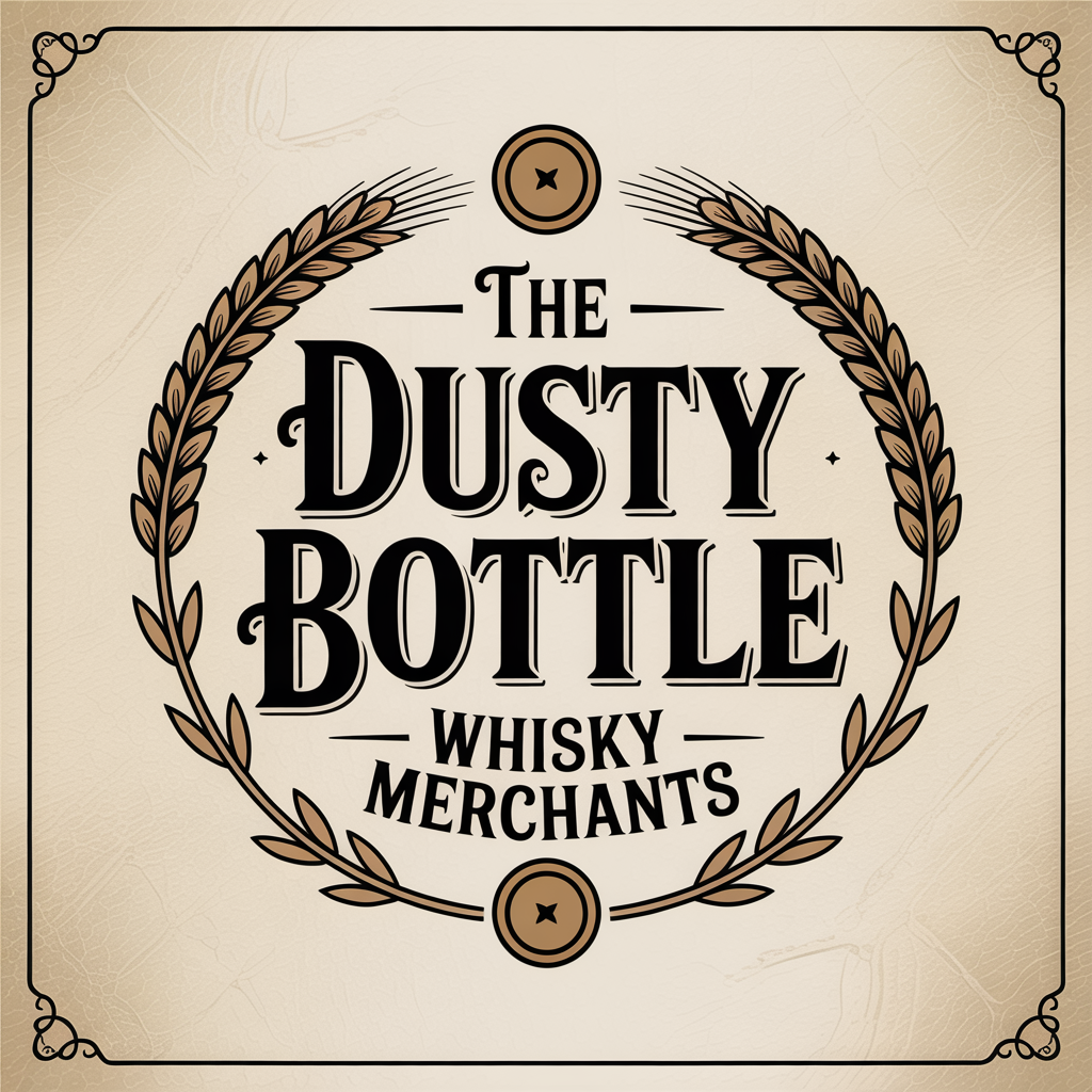 Colorful, Upmarket, Whisky Retail Logo Design for The Dusty Bottle by ...