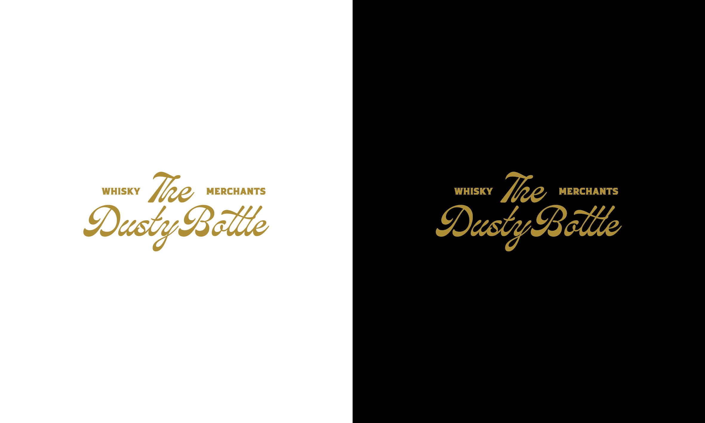 Colorful, Upmarket, Whisky Retail Logo Design for The Dusty Bottle by ...