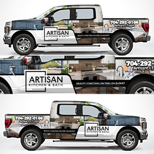 Elegant, Playful Car Wrap Design for a Company by VCreativeIdea ...