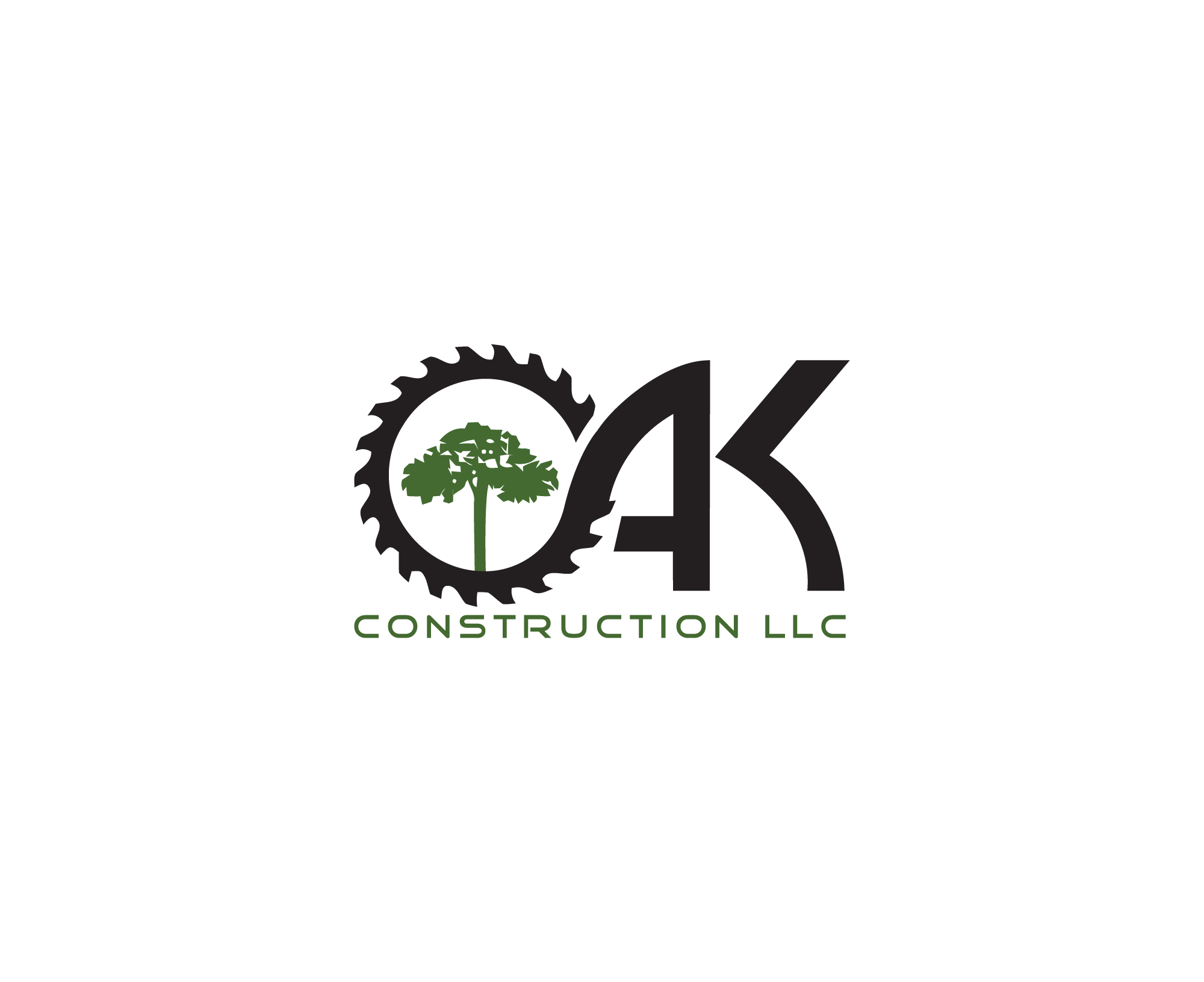 Logo Design for Oak Construction LLC by fz159 | Design #35232142