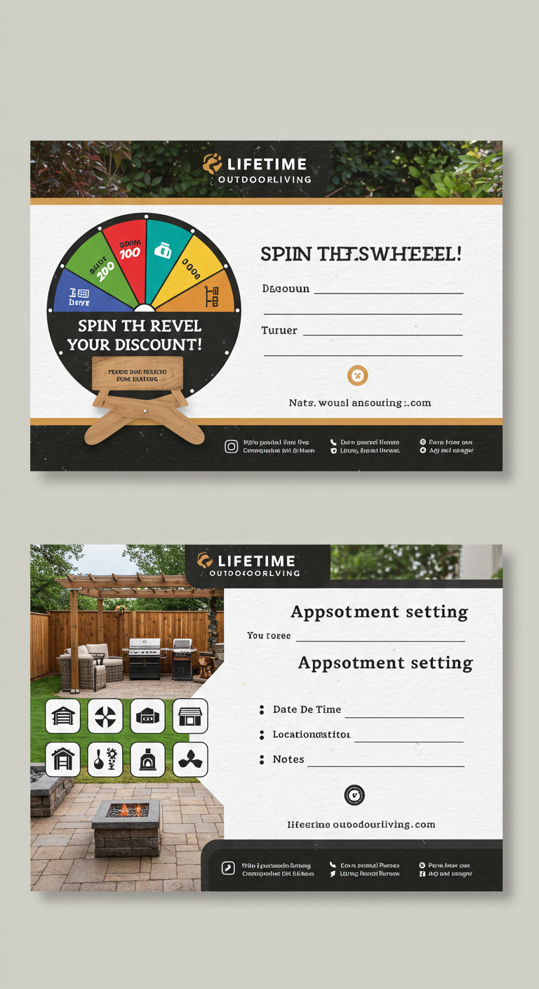 Flyer Design for Lifetime Outdoor Living by Promise Graphicsng | Design ...