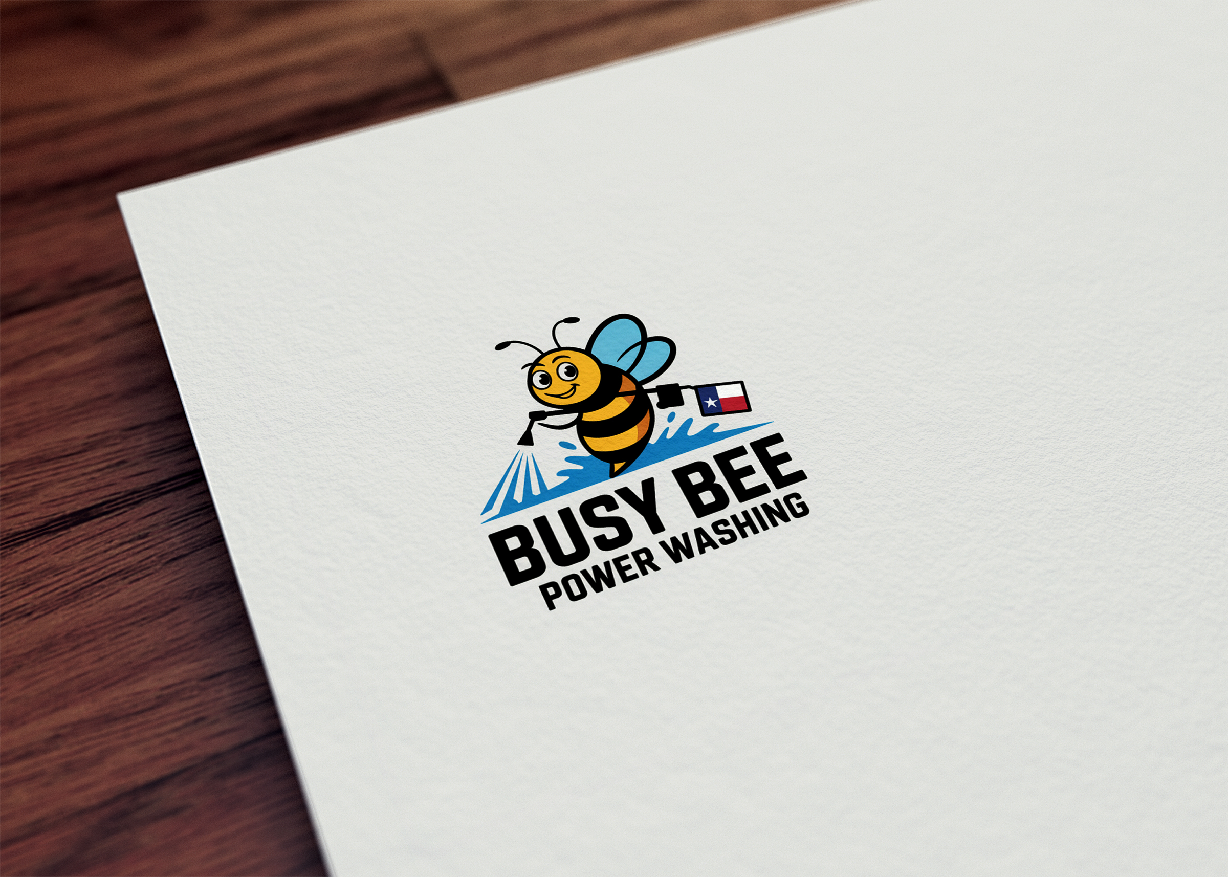 Playful, Bold, Power Washing Logo Design for Busy Bee Power Washing by ...