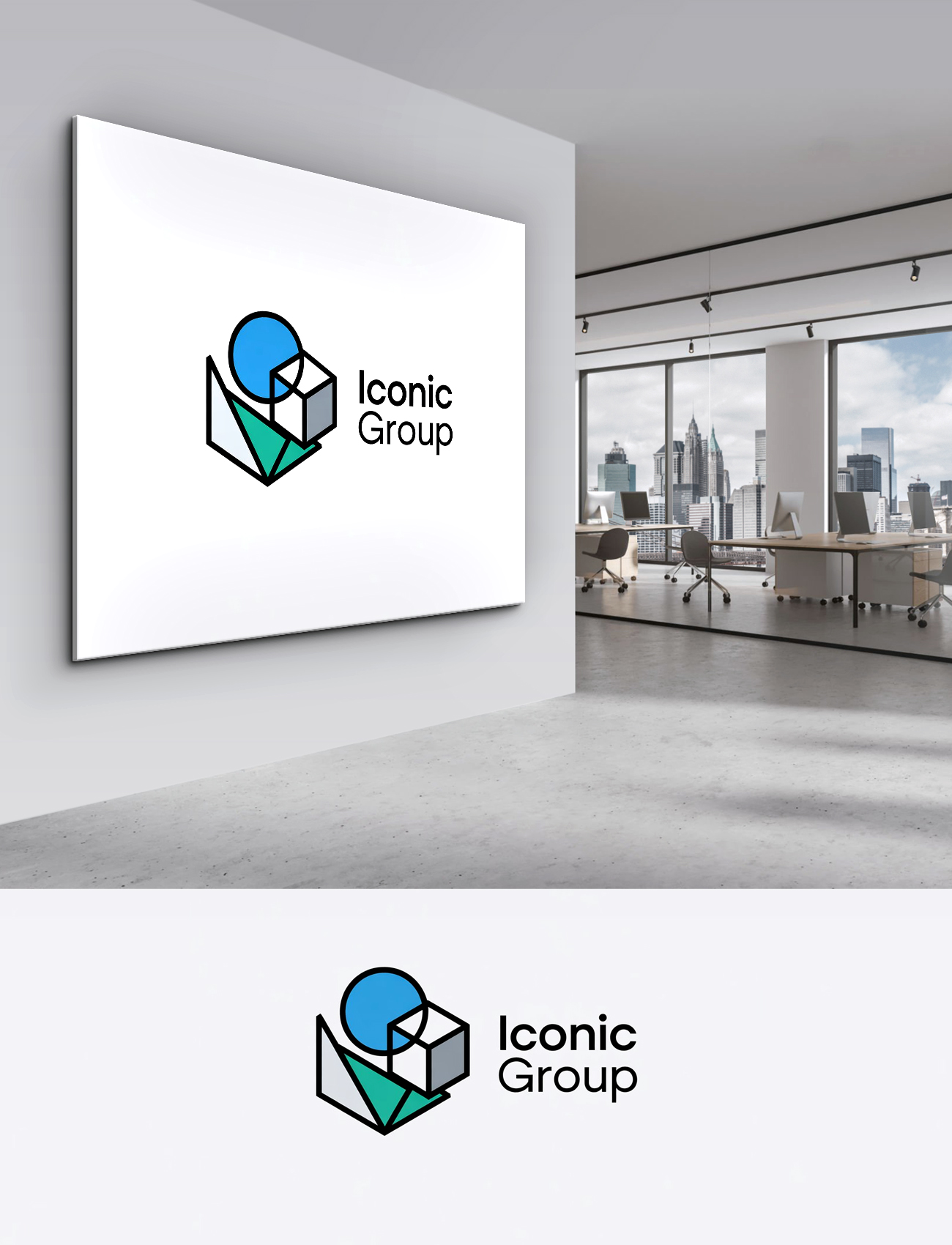 Logo Design for ICONIC GROUP by Fiona sky1 | Design #35362216