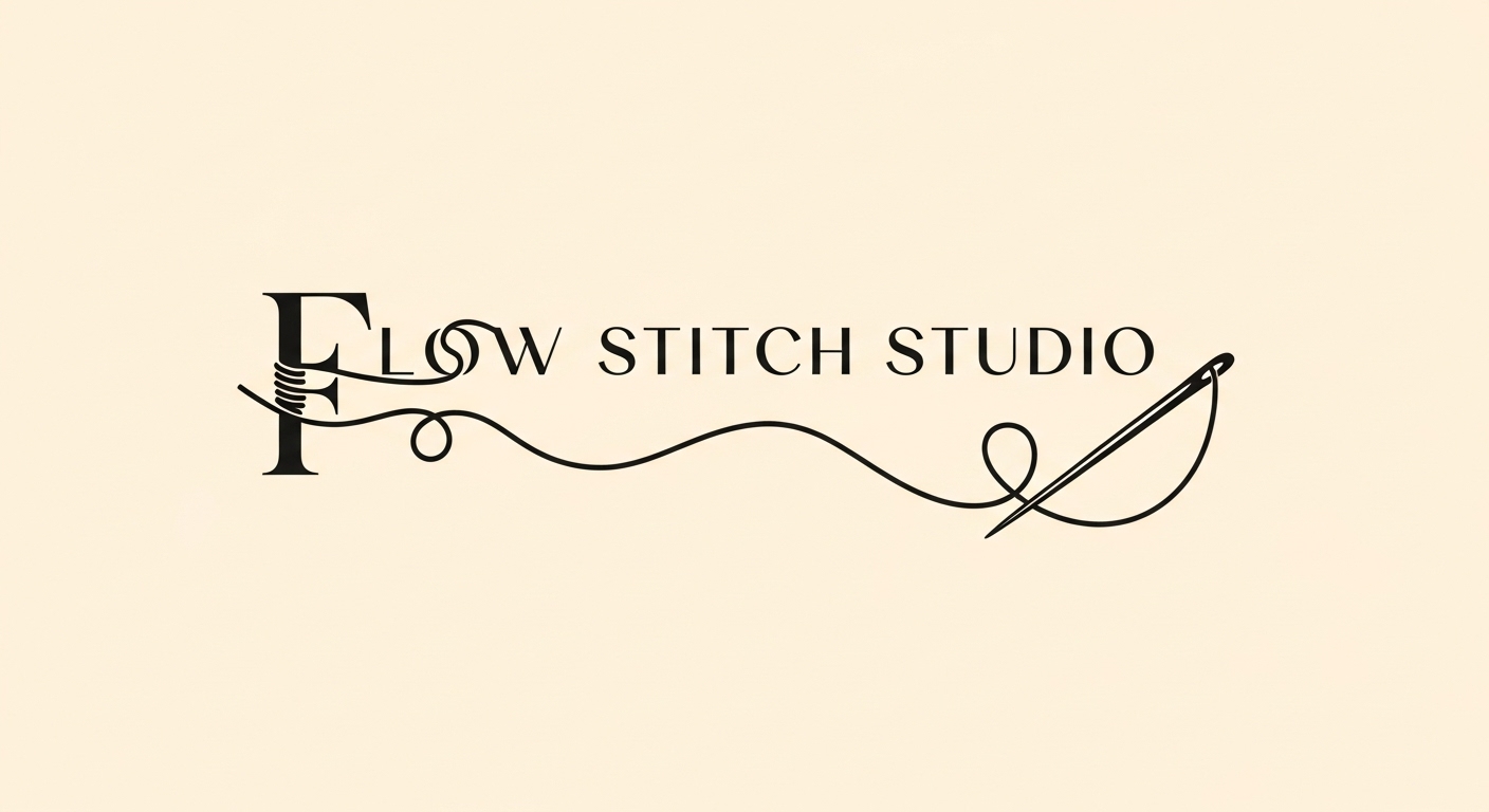 Logo Design for Flow Stitch Studio by designs by Dylan | Design #35379982