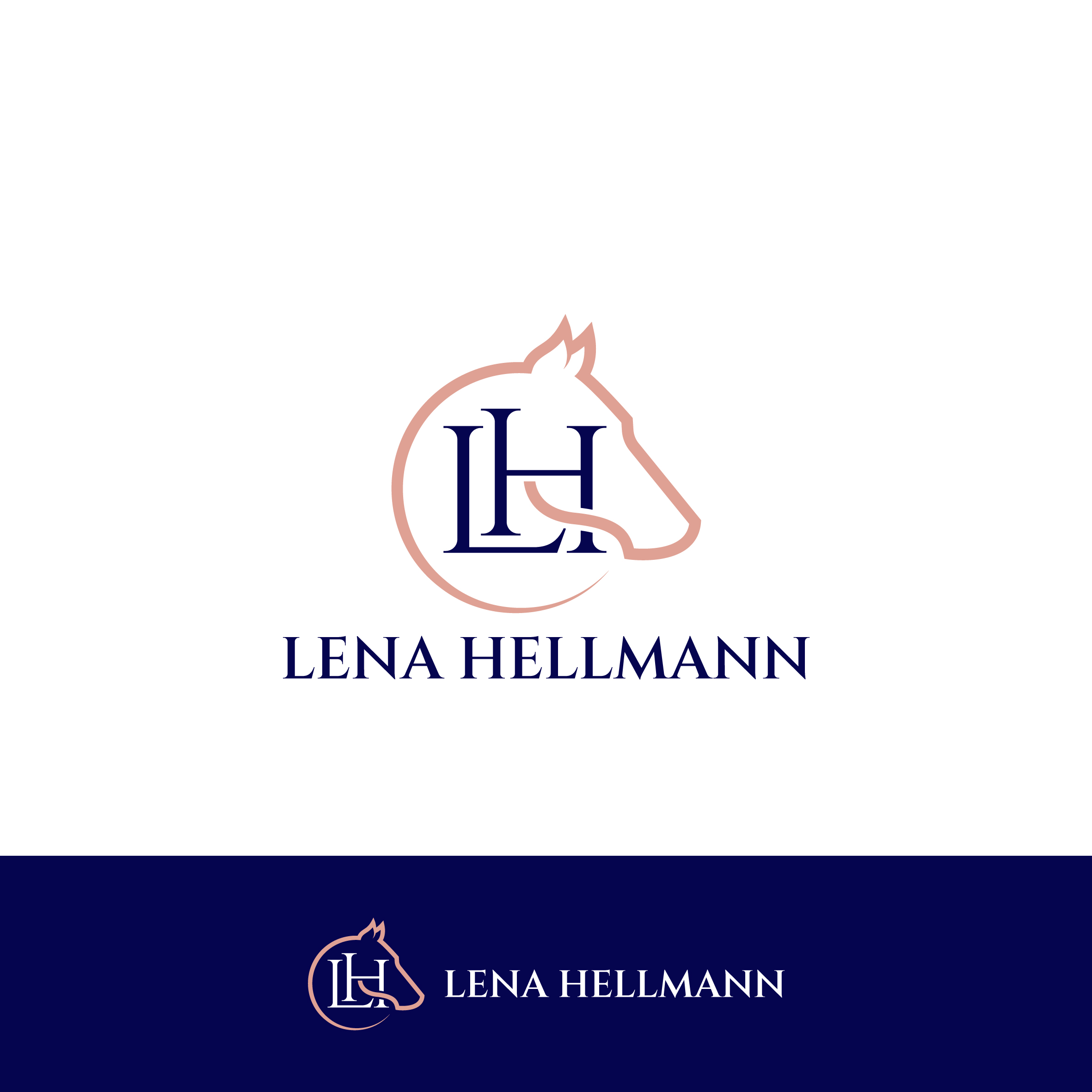 Elegant, Playful, equestrian athlete Logo Design for Logo incorporating ...
