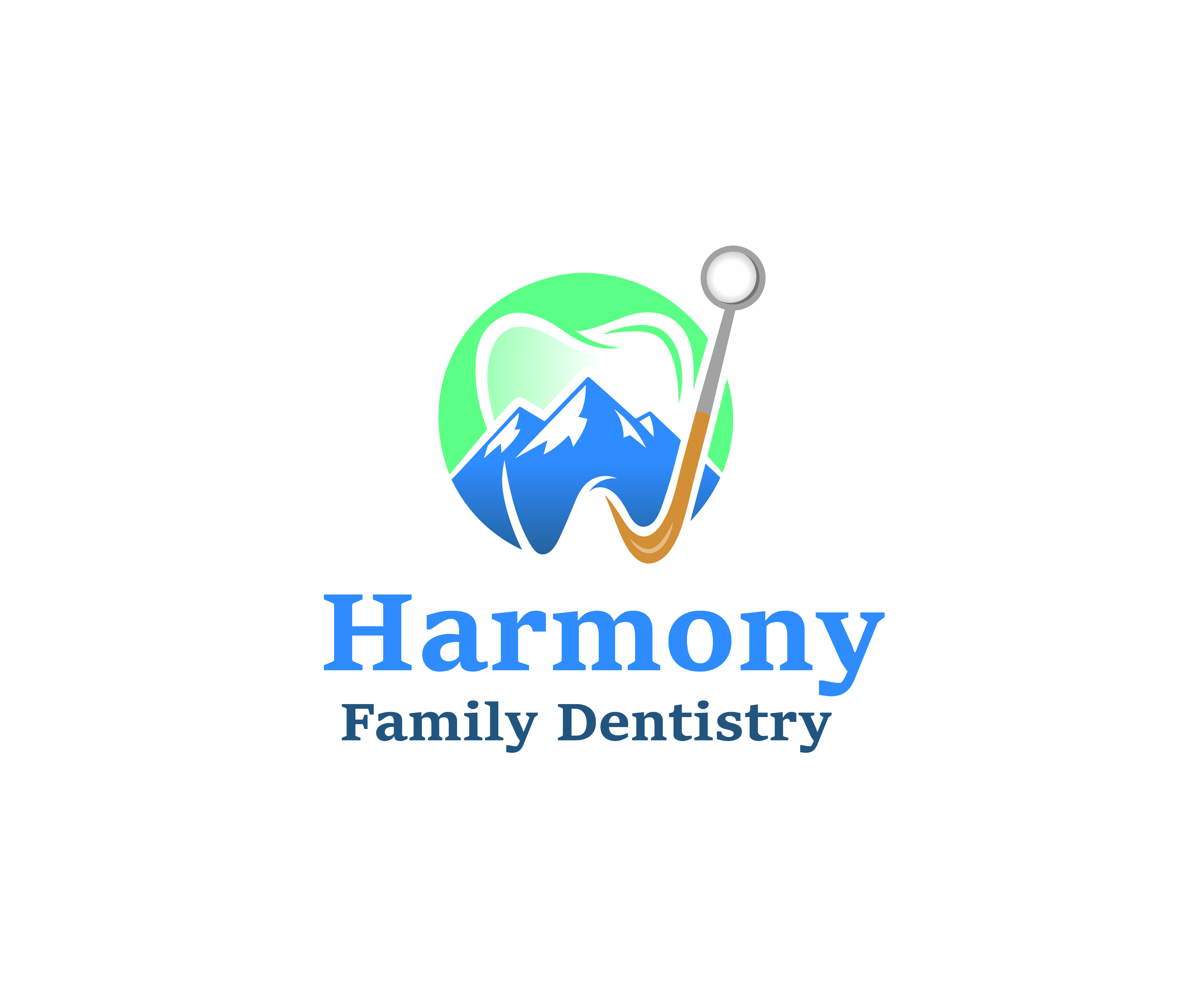 Professional, Conservative, Dental Logo Design for Harmony Family ...