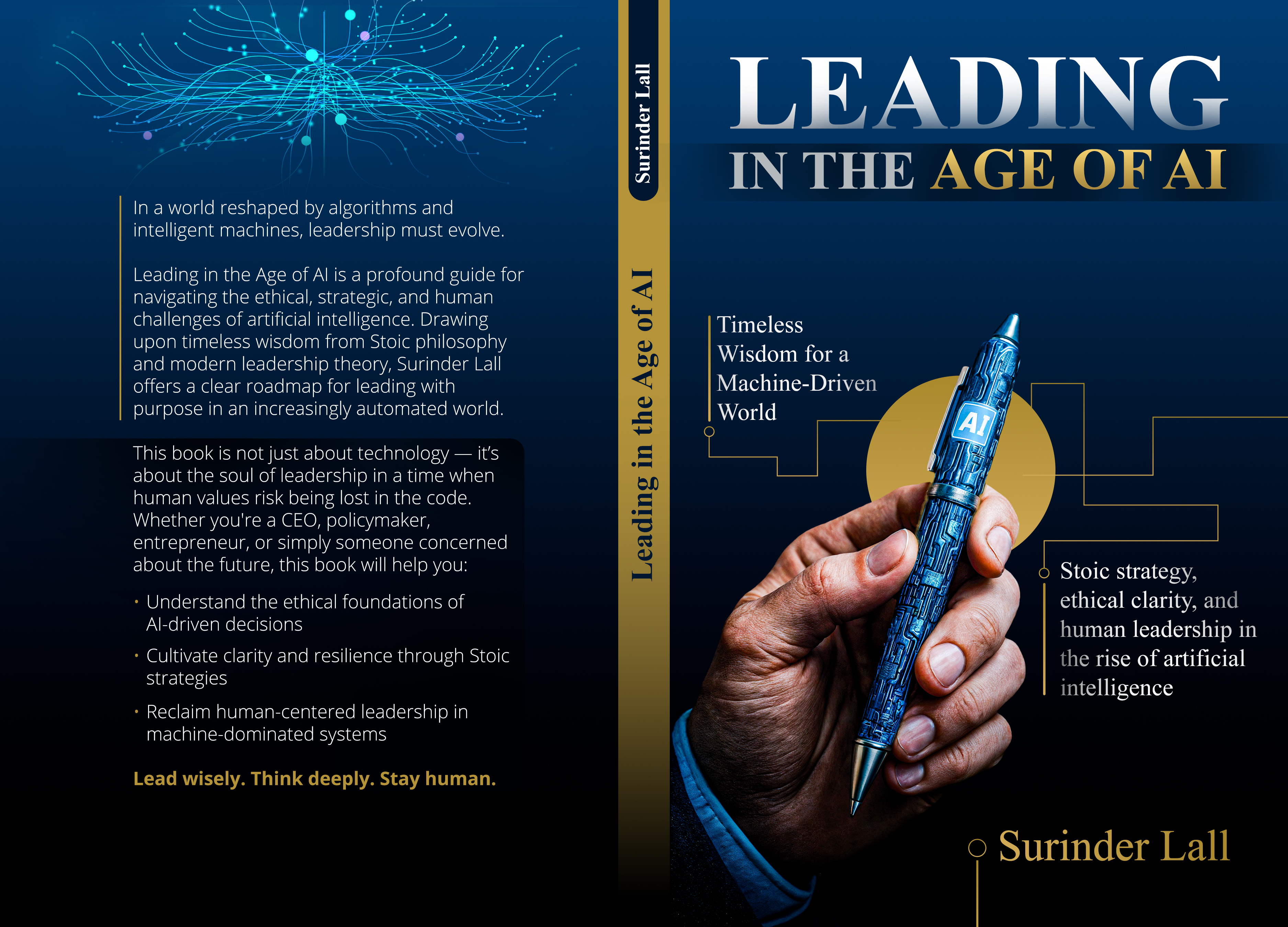 Masculine, Upmarket, LEADERSHIP Book Cover Design for a Company by ...