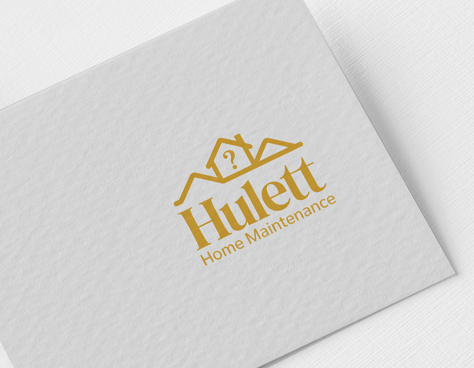 Playful, Bold, home Logo Design for Hulett Home Maintainance, home ...