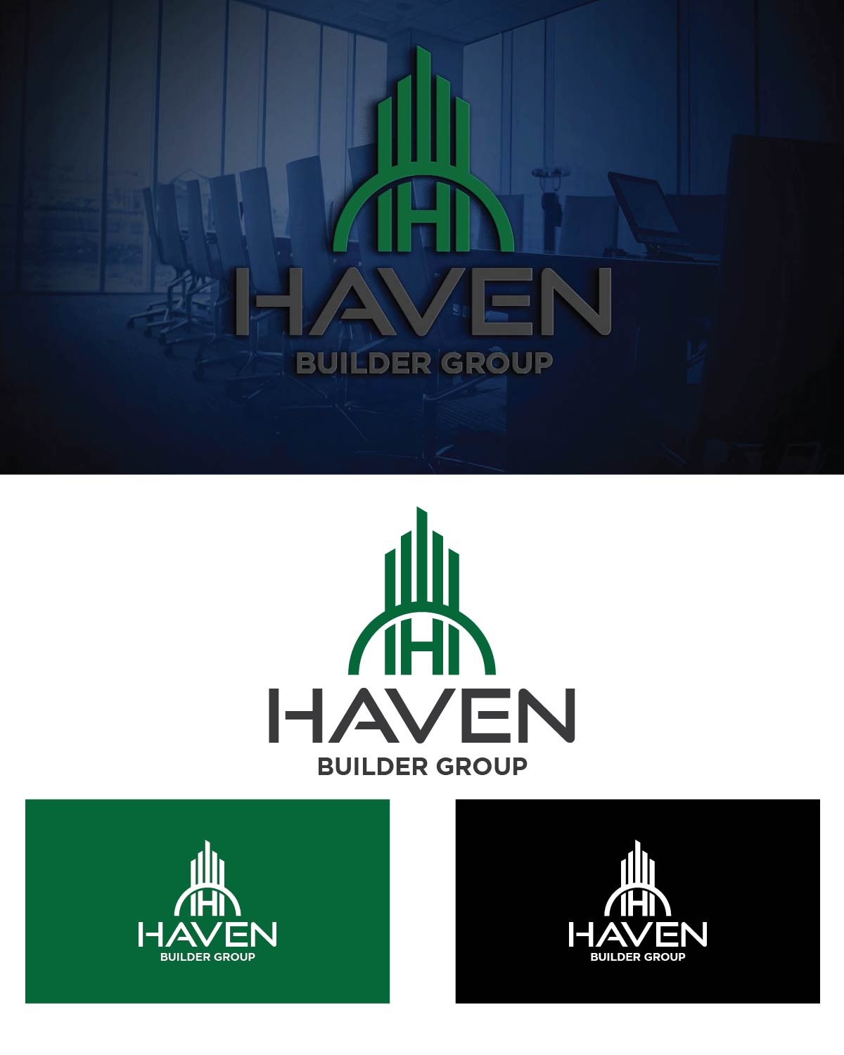 Logo Design for Haven Builder Group by Isnah Logo | Design #35588553