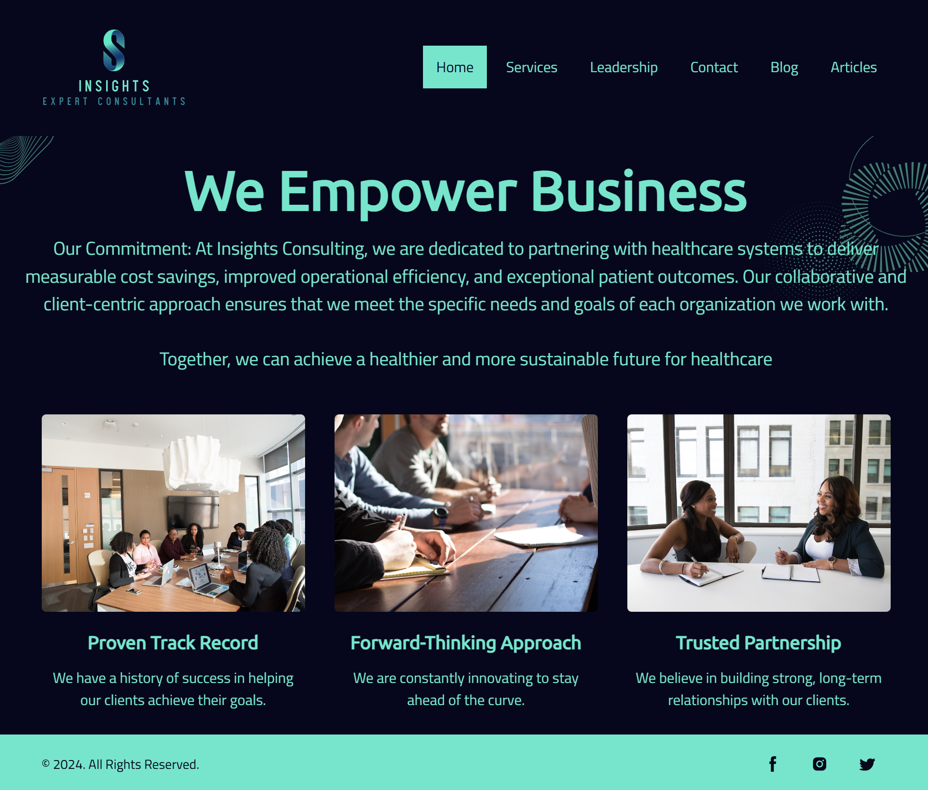 Web Design for Insights Consulting, LLC by MAHABA | Design #35631473