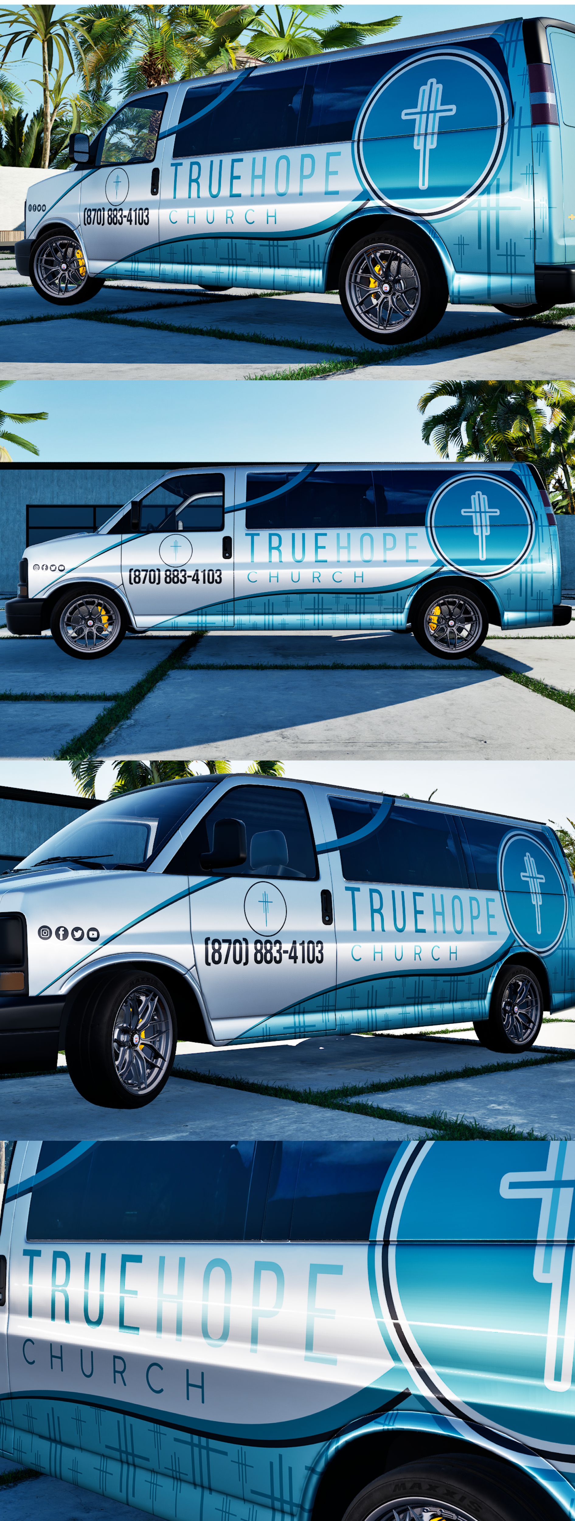 Modern, Bold, Church Car Wrap Design for a Company by VEDG | Design ...