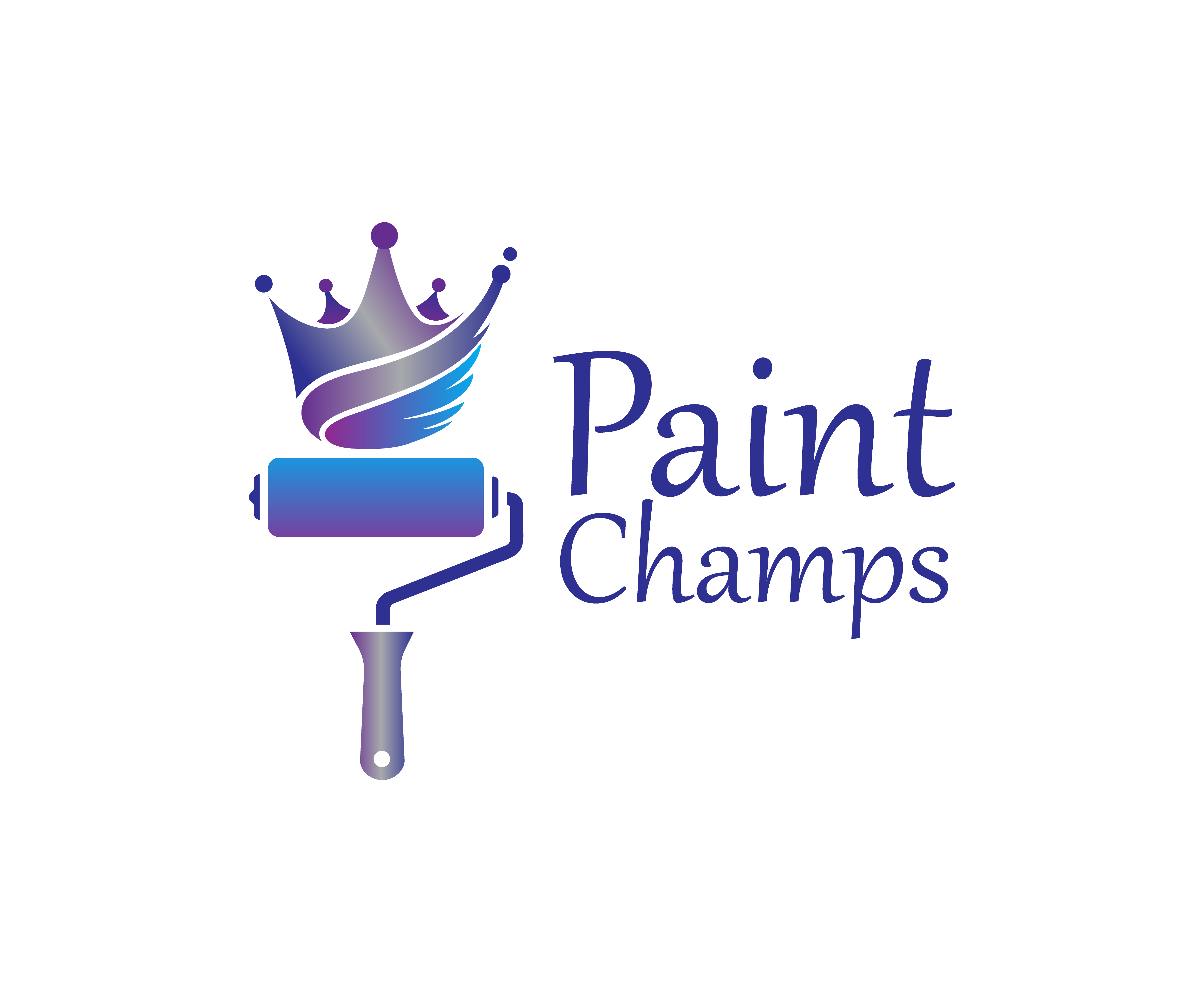 Elegant, Playful, Painting Logo Design for Paint Champs by Abdalla ...