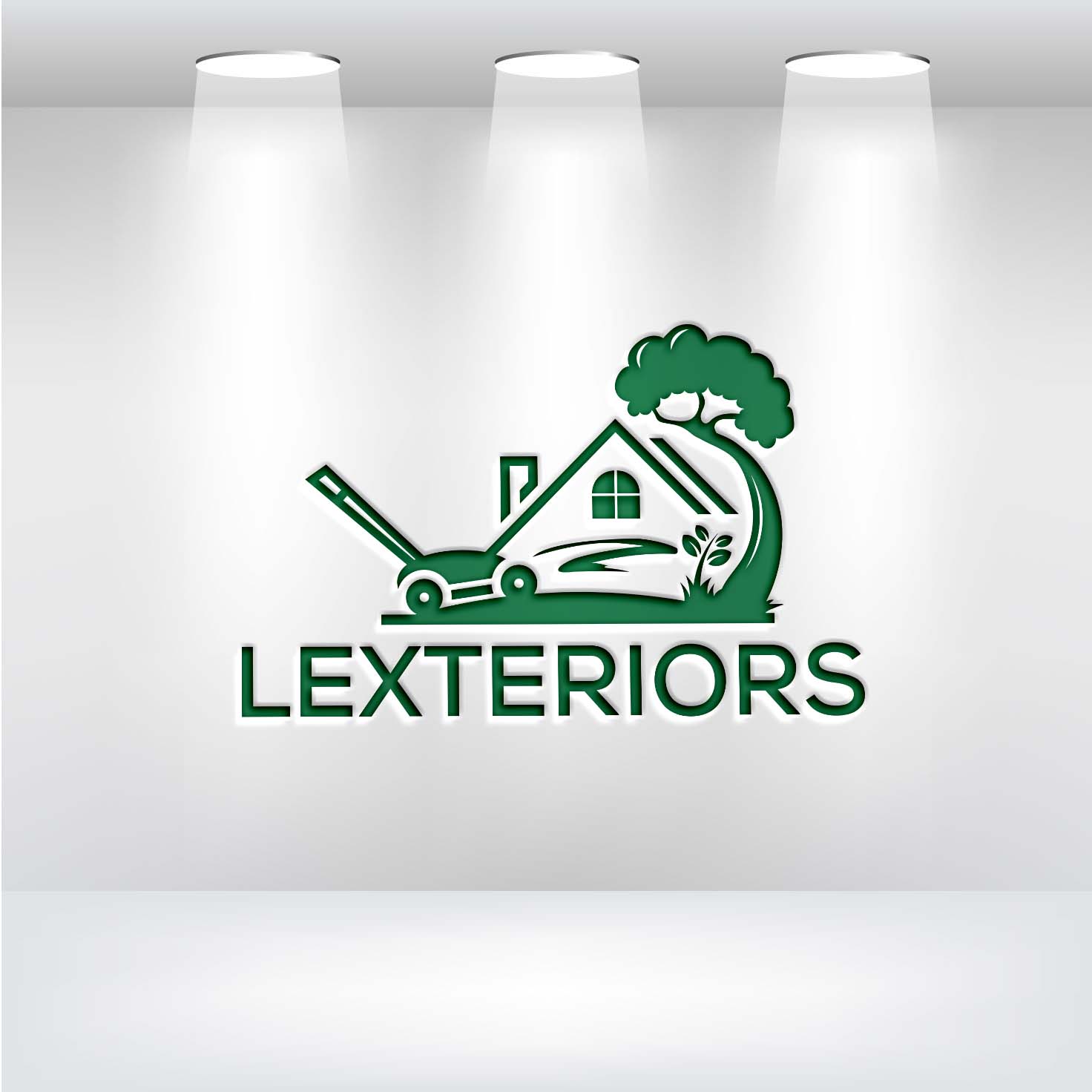 Upmarket, Elegant, Landscaping, 3D Designs and Construction Logo Design ...