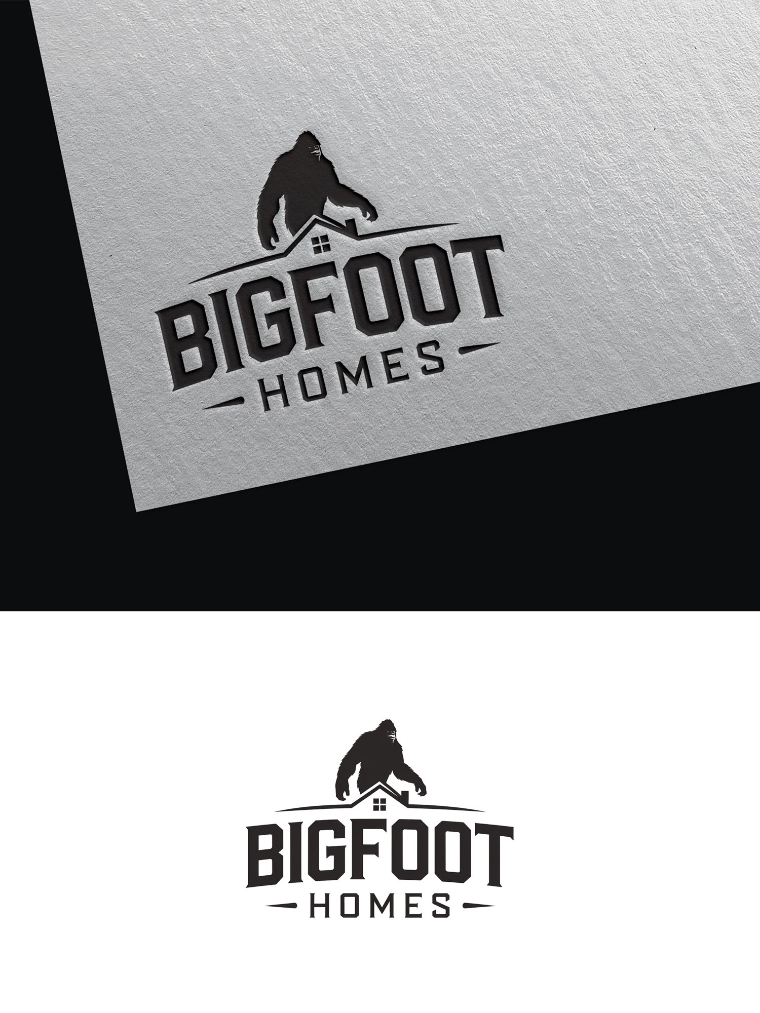 Masculine, Economical, Manufactured Home Sales Logo Design for Bigfoot ...