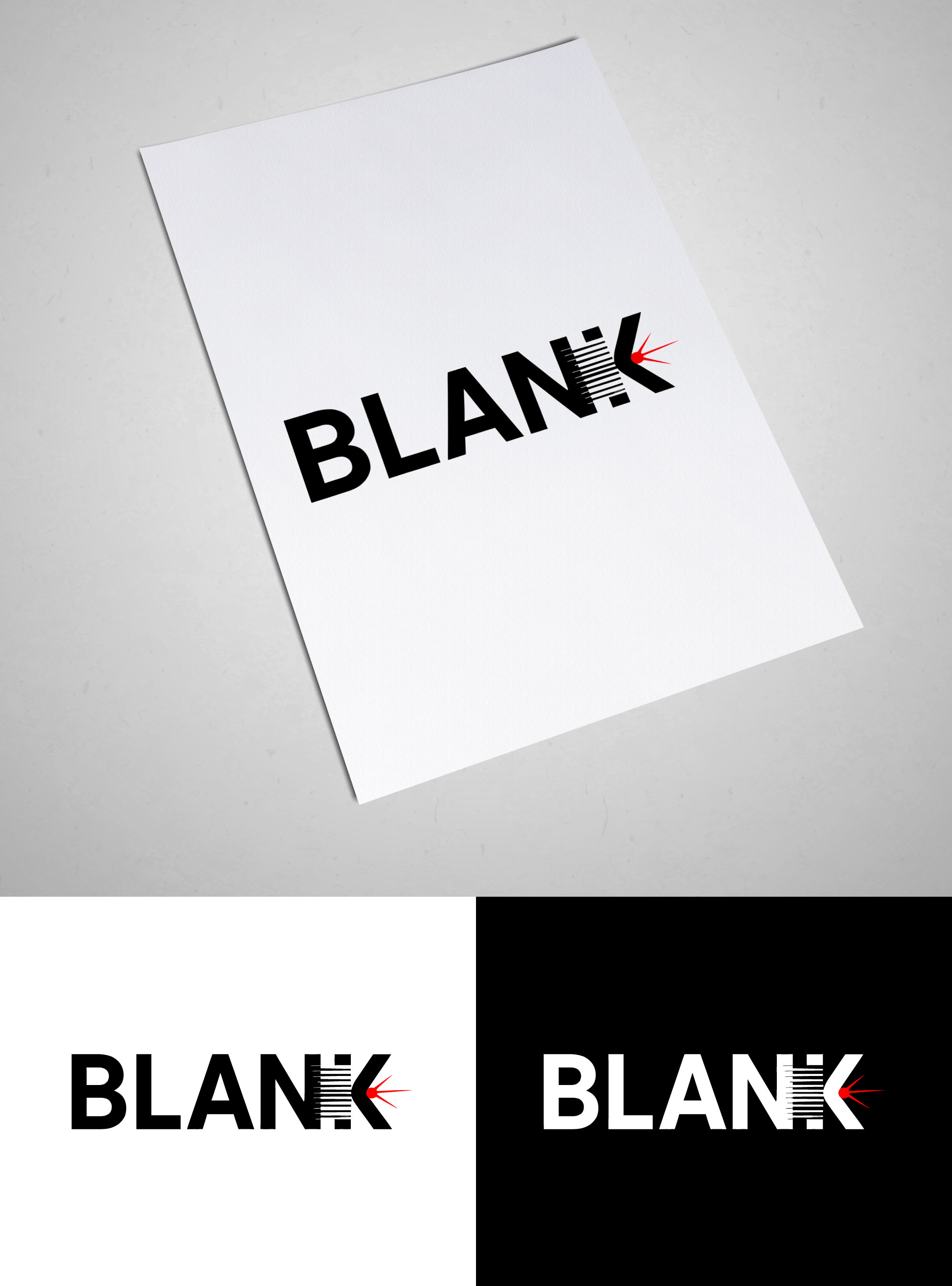 Upmarket, Modern Logo Design for "BLANK" in big text ("REMOVAL" in ...