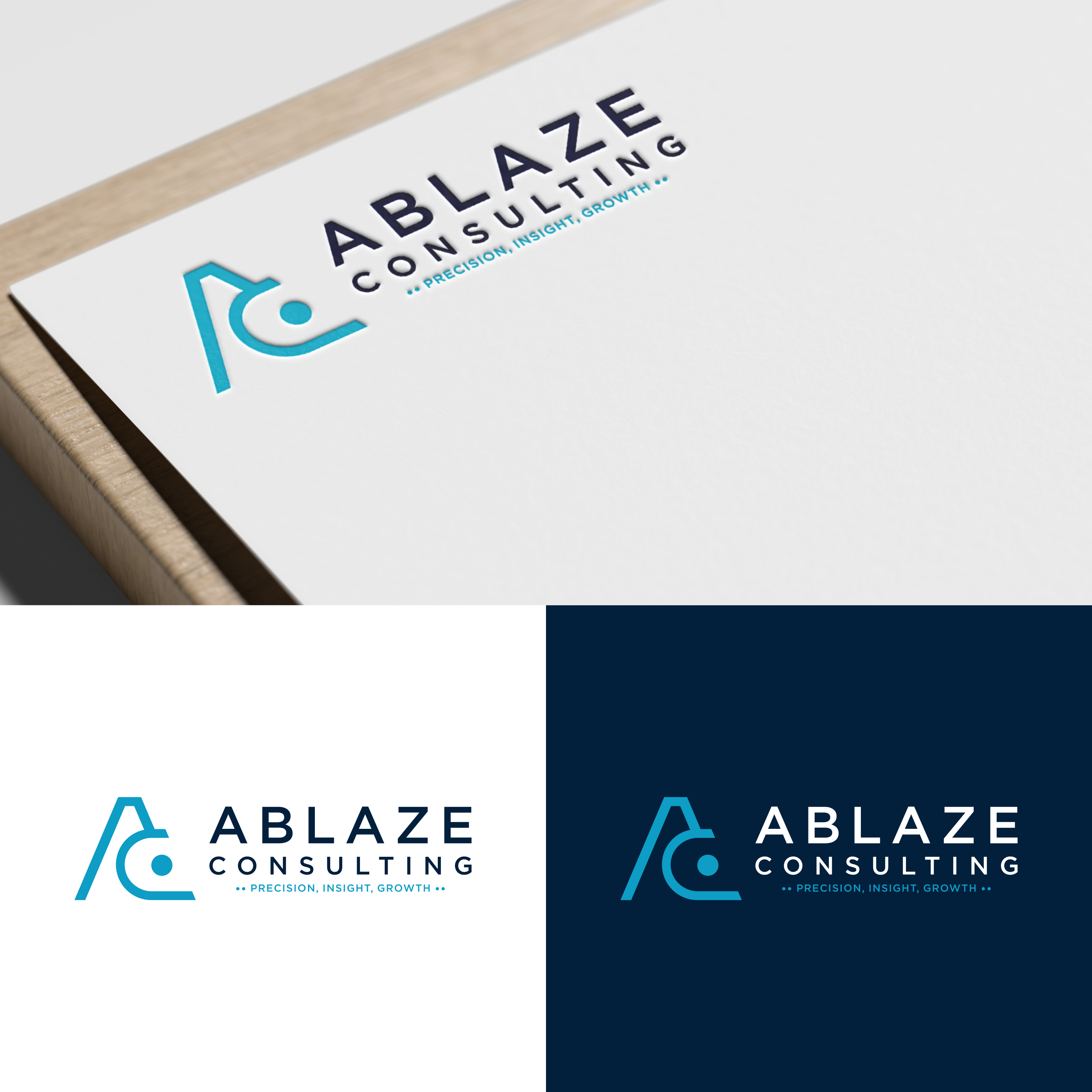Logo Design for Ablaze Consulting - Precision, Insight, Growth by ...