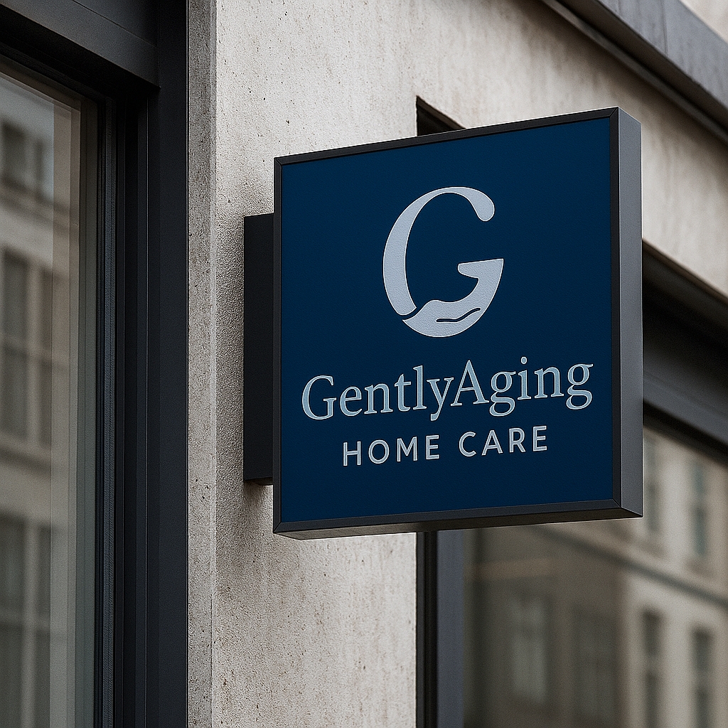 Logo Design for Gently Aging Home Care by Abou Blessing | Design #36309097