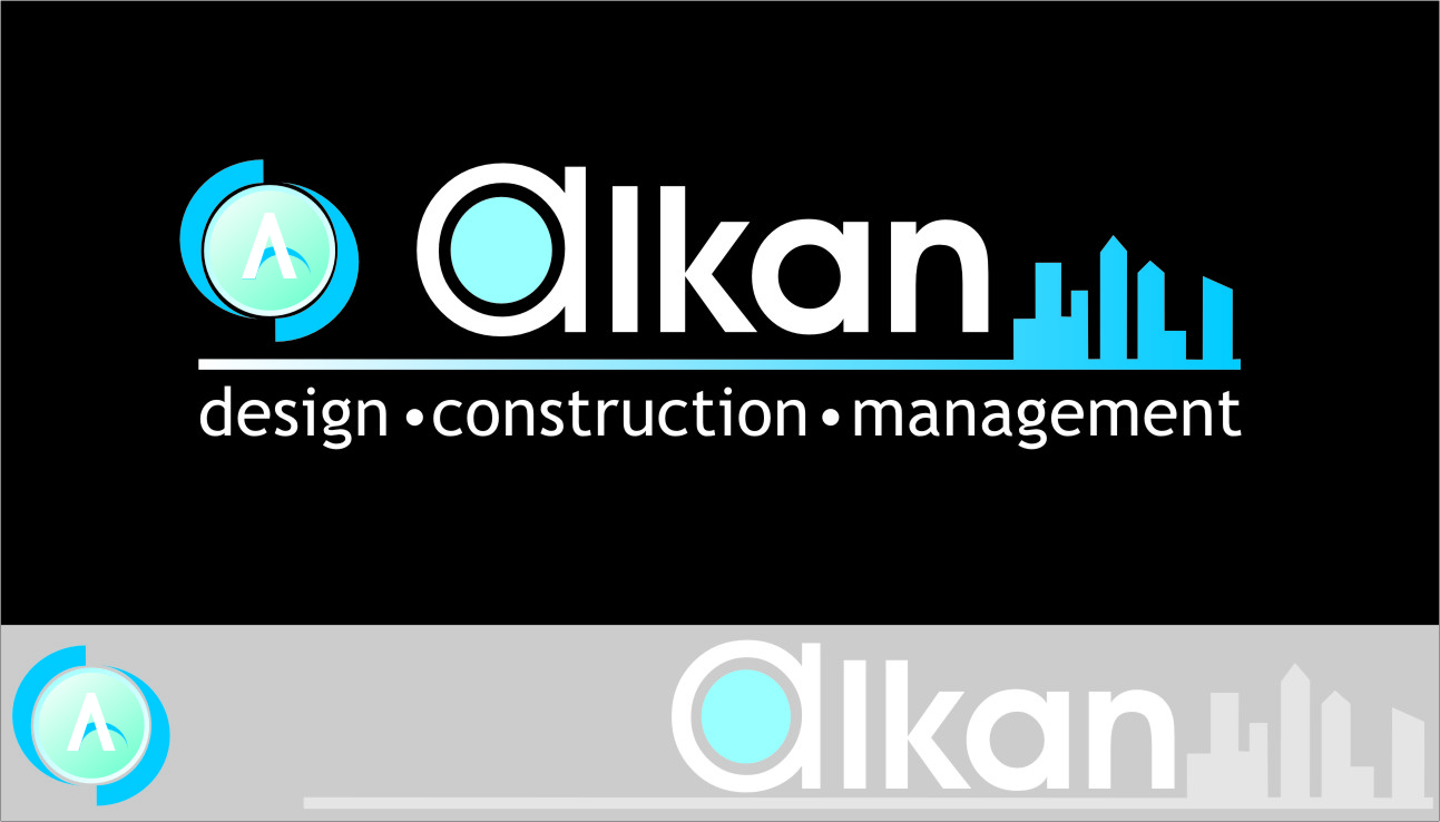 Elegant, Playful, Construction Logo Design for "ALKAN" Under Alkan Word ...