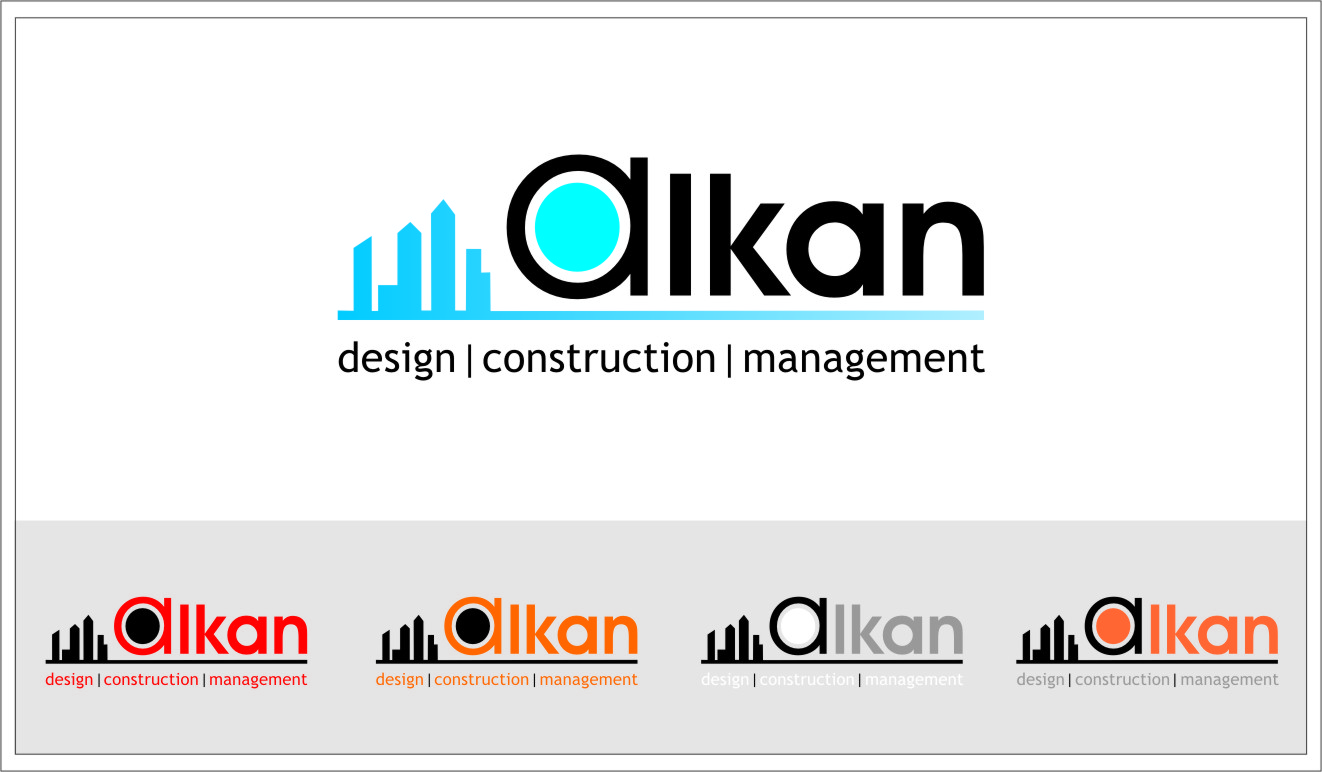 Elegant, Playful, Construction Logo Design for "ALKAN" Under Alkan Word ...
