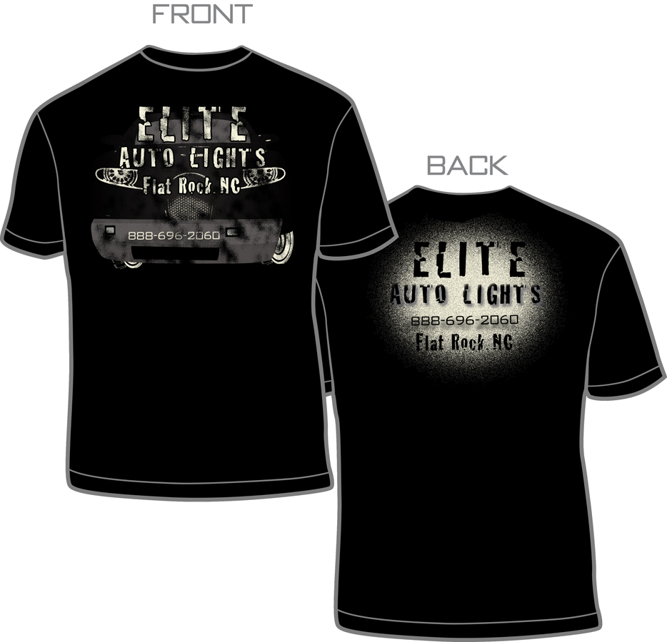 Professional, Masculine, Automotive T-shirt Design for Elite Auto ...