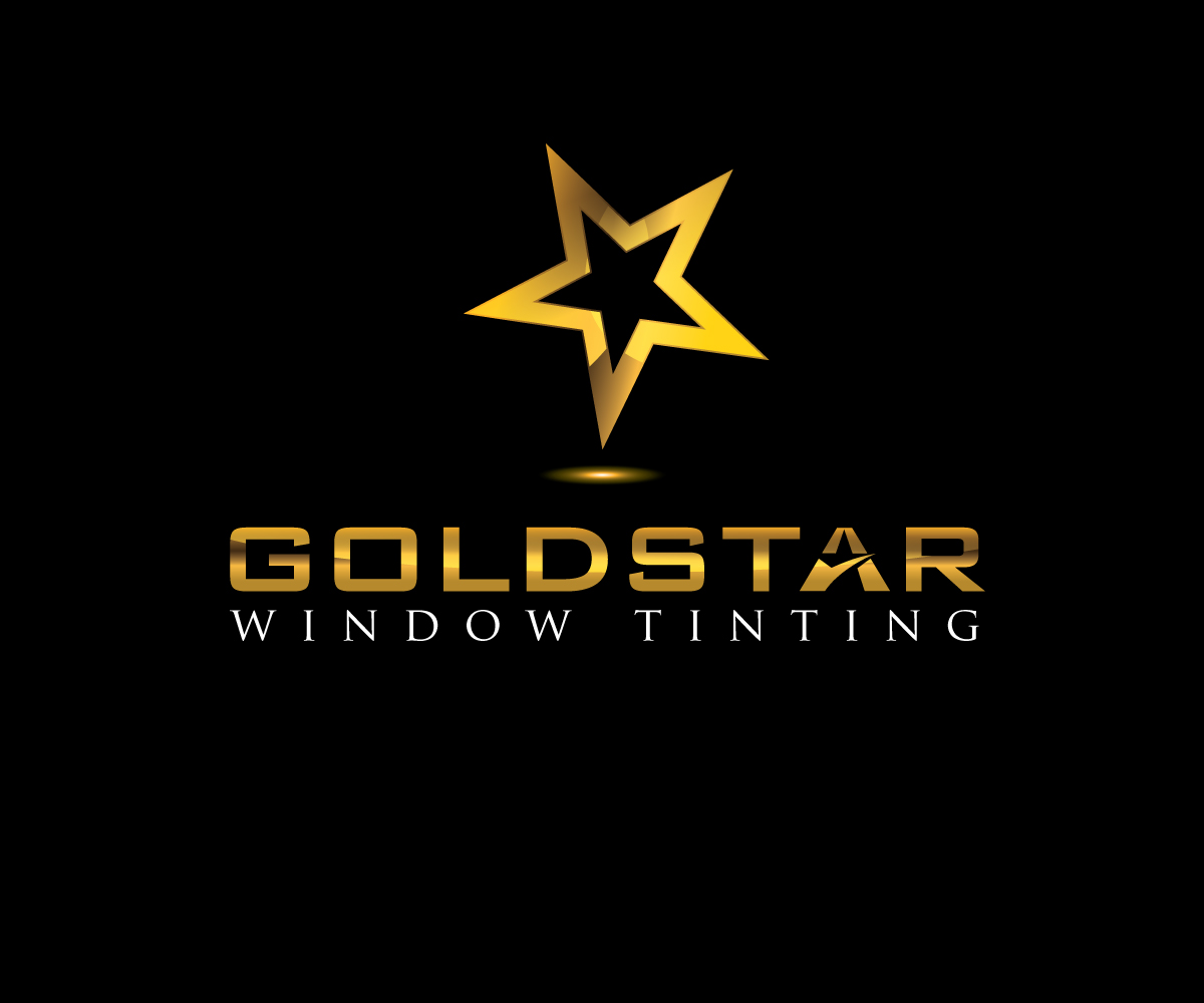 Window Tinting Logo Design for Goldstar or Goldstar Window Tinting. by ...