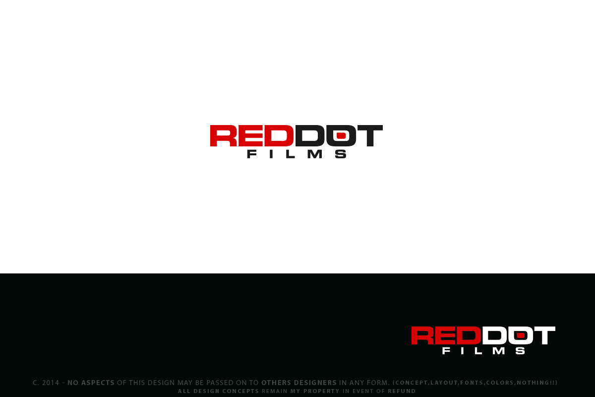 Film Production Logo Design for RED DOT FILMS by Senseless | Design ...