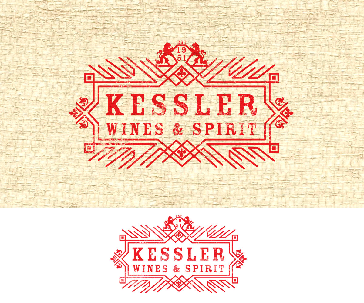 Elegant, Playful, Retail Logo Design for Kessler Wines & Spirits Since ...