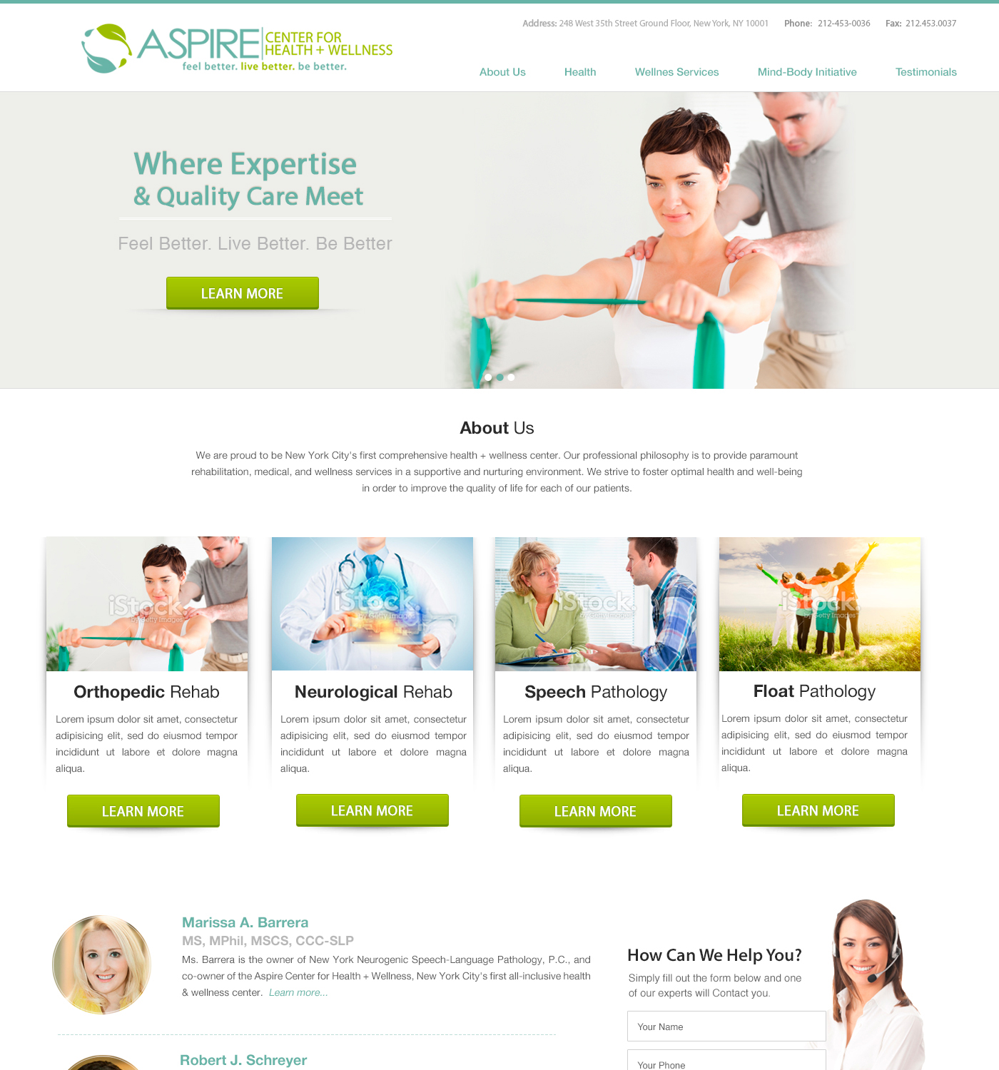Health Web Design for a Company by Pabloravel | Design #3243654