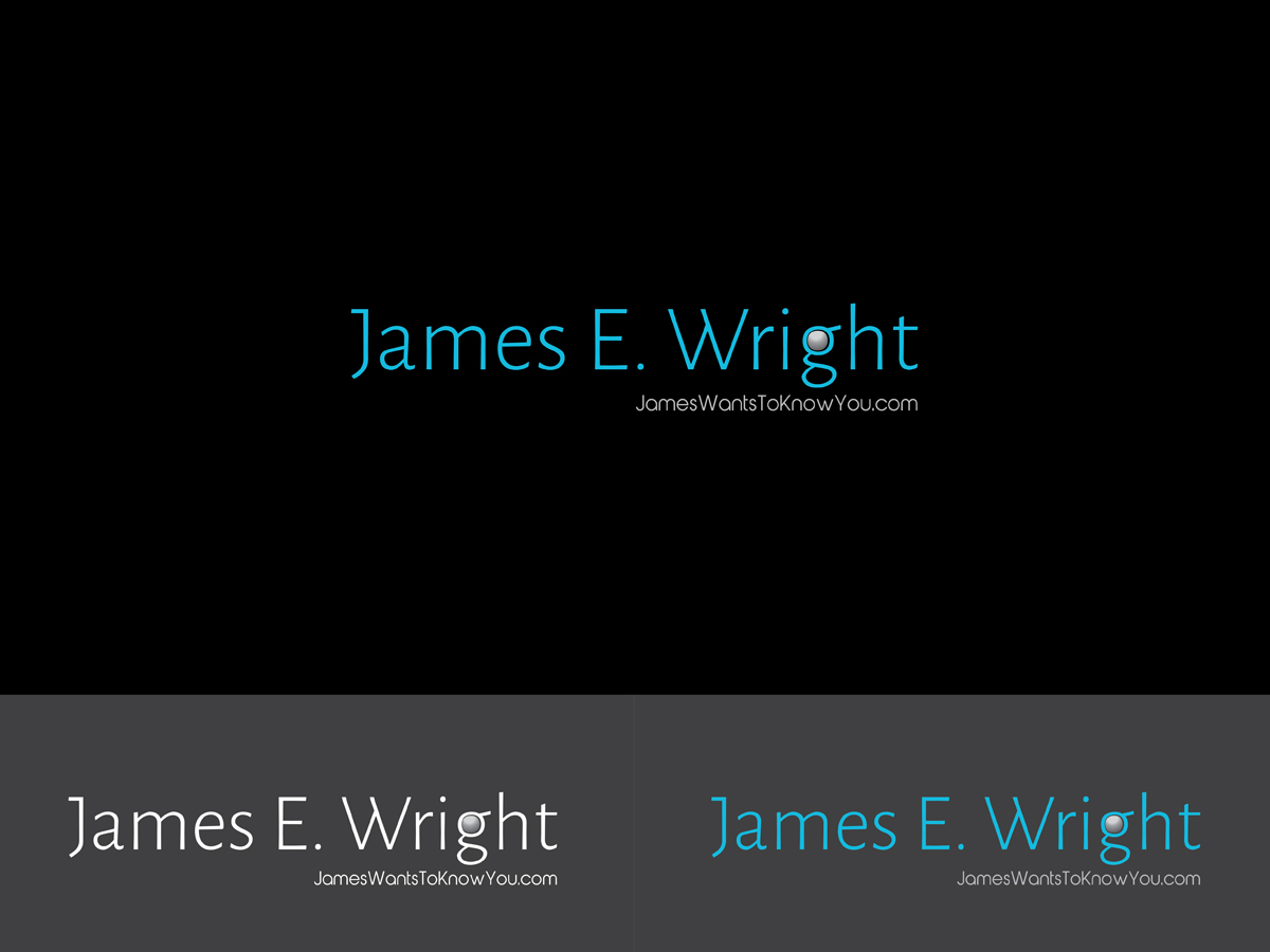 Modern, Professional, Crowd Logo Design for JamesWantsToKnowYou.com and ...