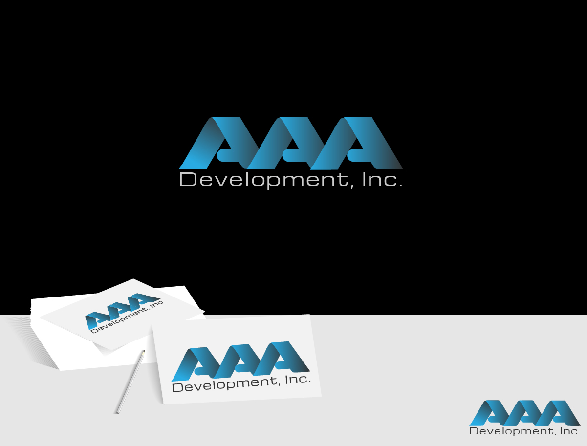 Feminine, Colorful, Construction Logo Design for Just our name...AAA Development, Inc. by Pixel ...