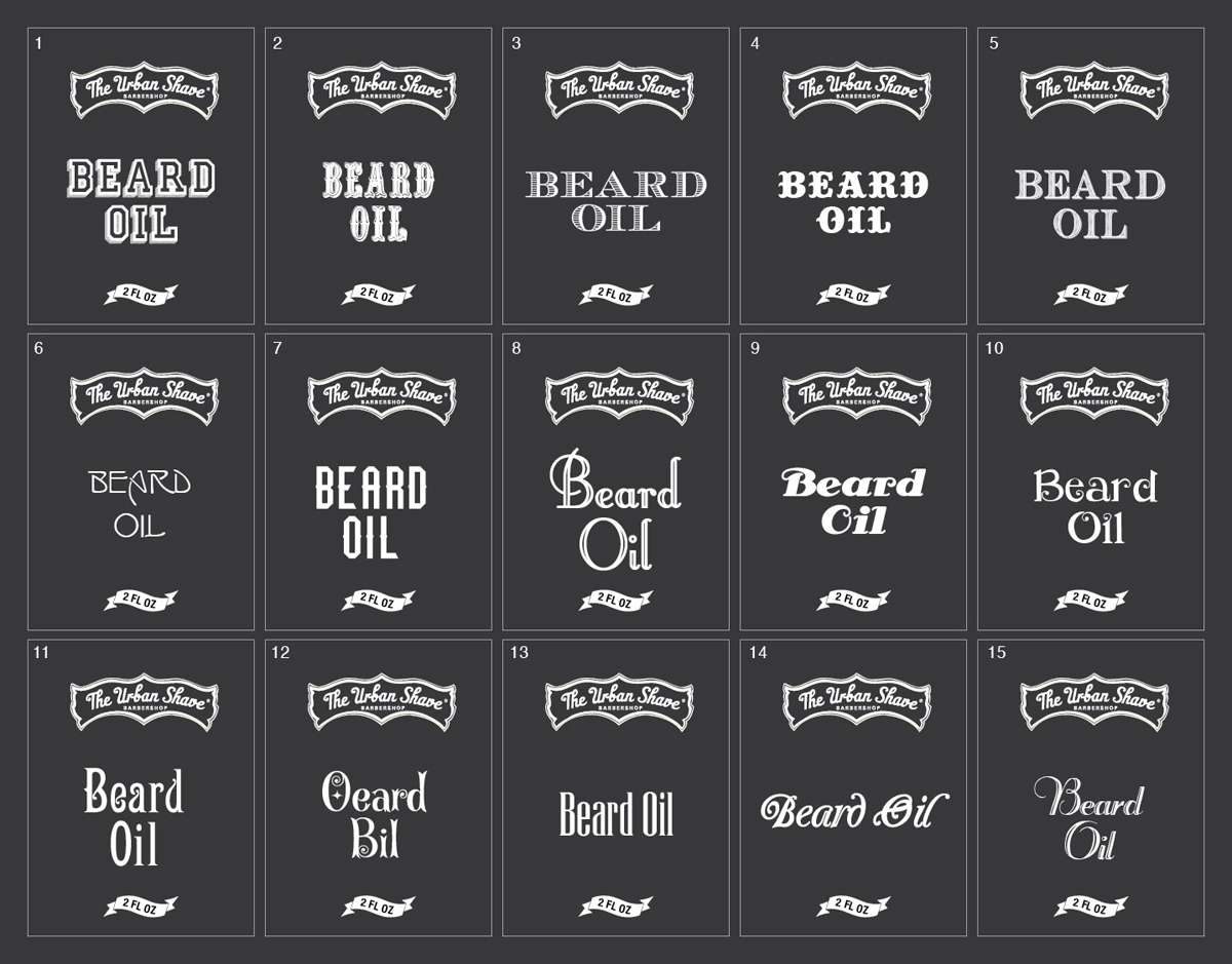 Personable, Masculine, Product Label Design for The Urban Shave by ...