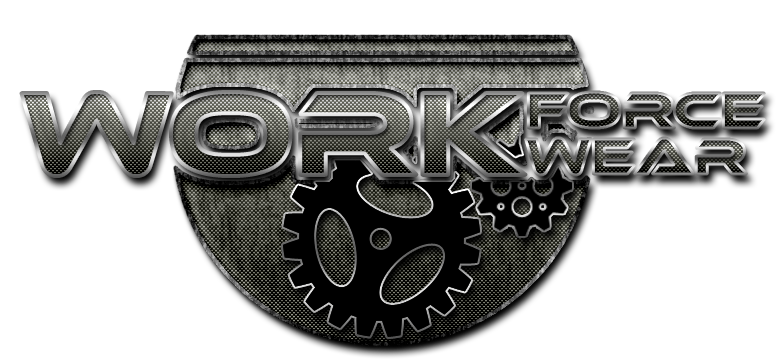 Industrial Logo Design for WorkForce WorkWear (text and colors ...