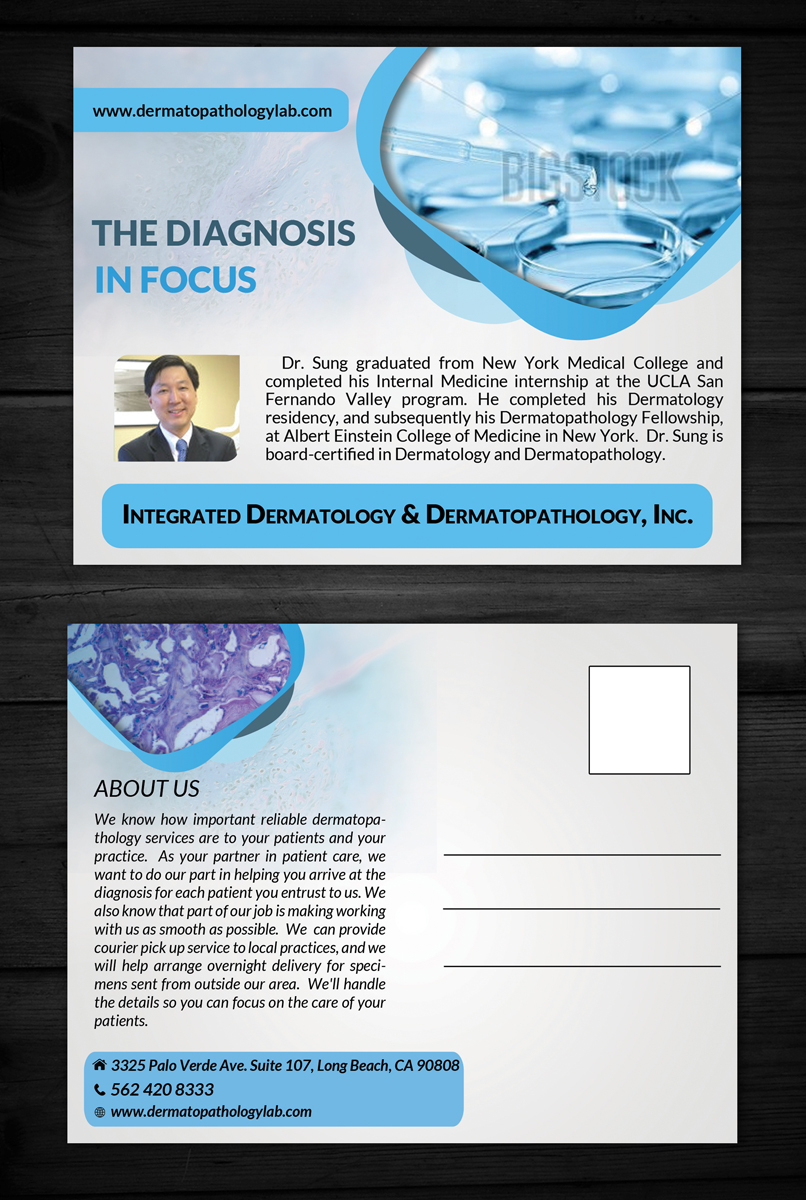 Elegant, Playful, Laboratory Postcard Design for a Company by ESolz ...