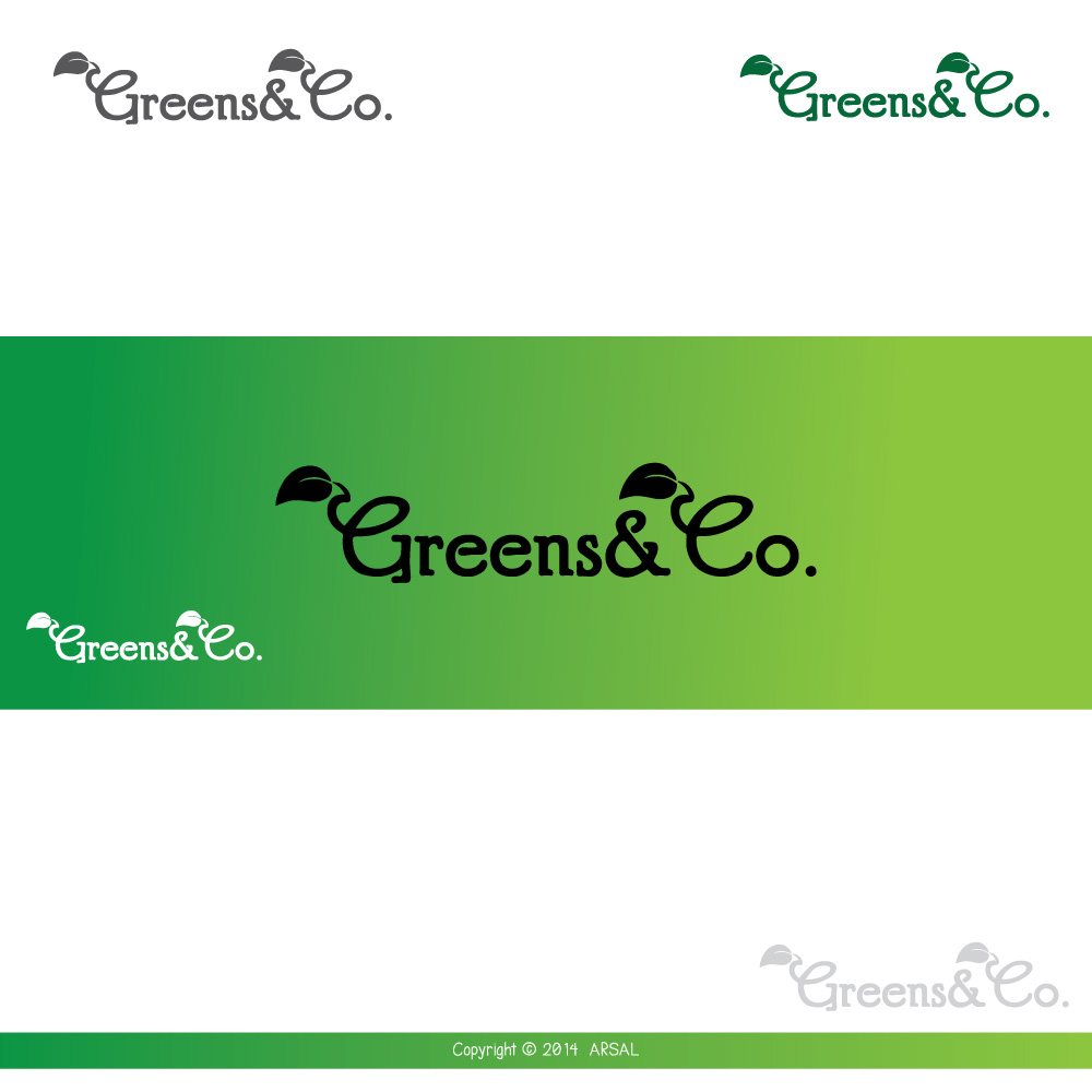 Colorful, Professional, Business Logo Design for Greens & Co. by ARSLAN ...