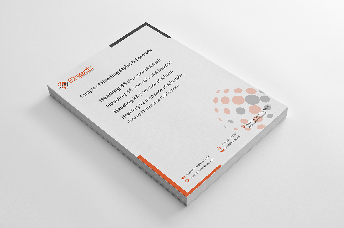 It Professional Stationery Design for Enject by EmotionCreations ...