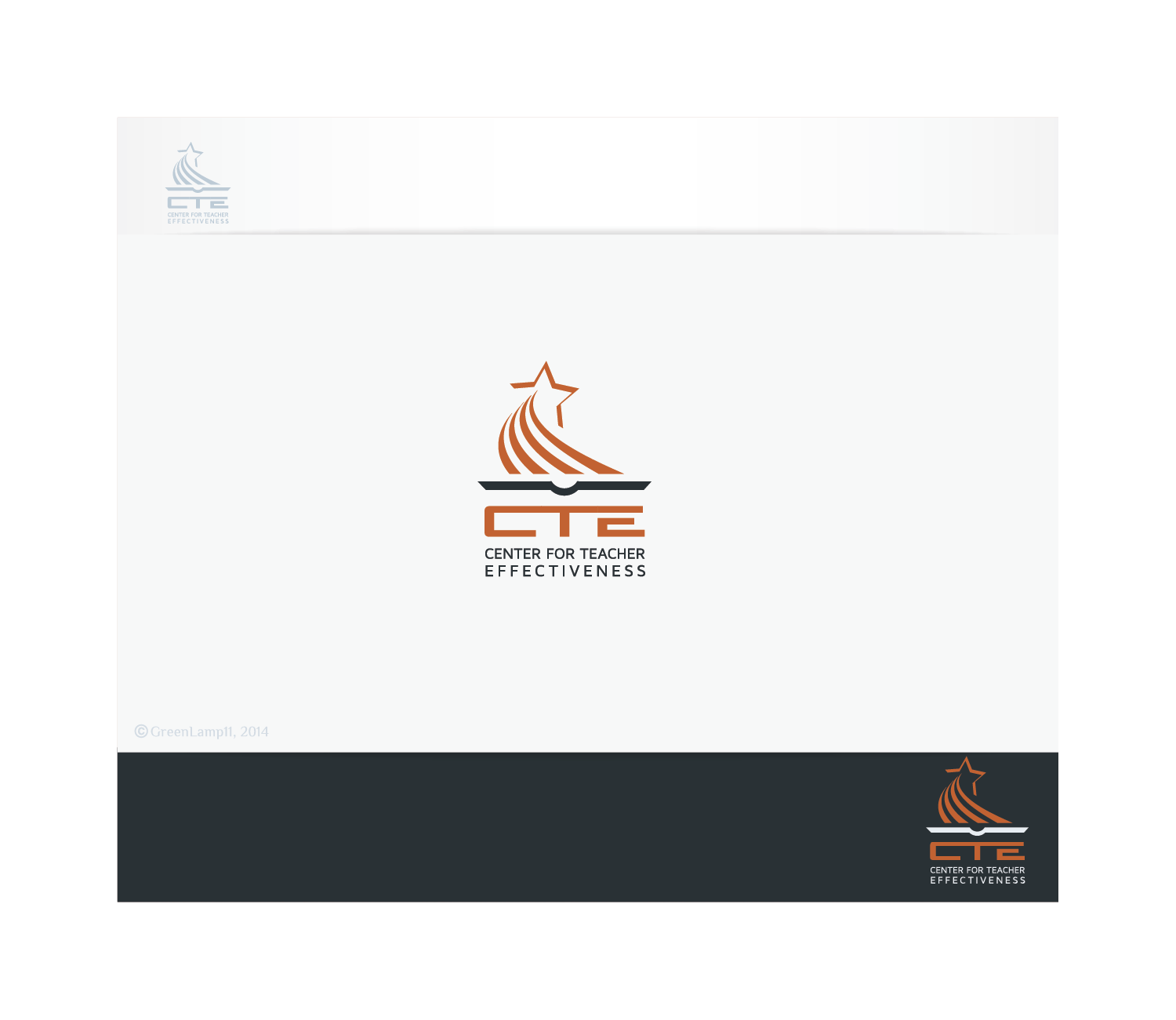 Logo Design for Center For Teacher Effectiveness AND CTE by GreenLamp ...