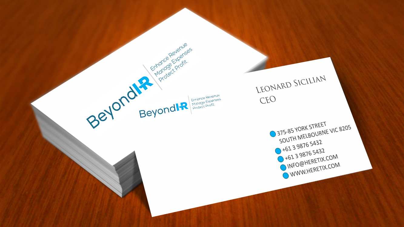 Business Business Card Design for a Company by AwsomeD | Design #3320187