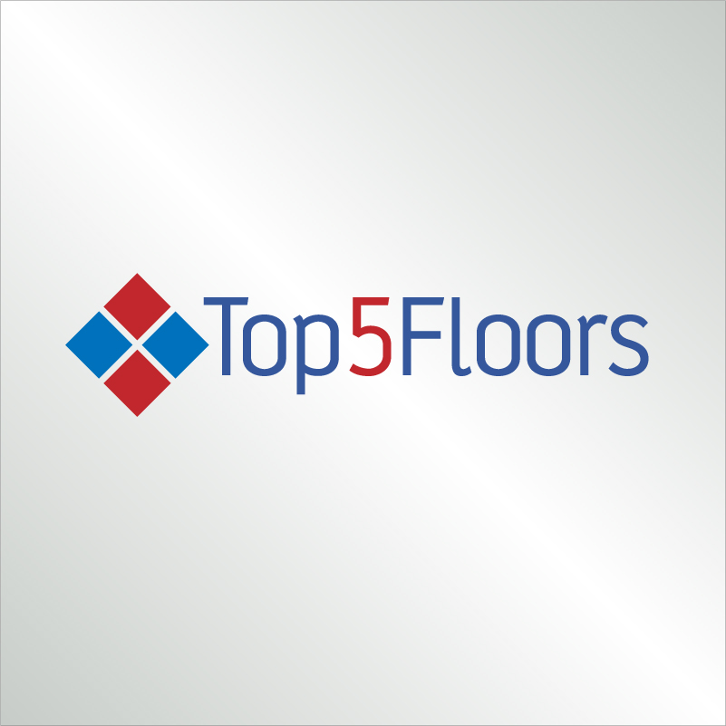 Flooring Logo Design for Top 5 Floors by Fanol Ademi | Design #77184