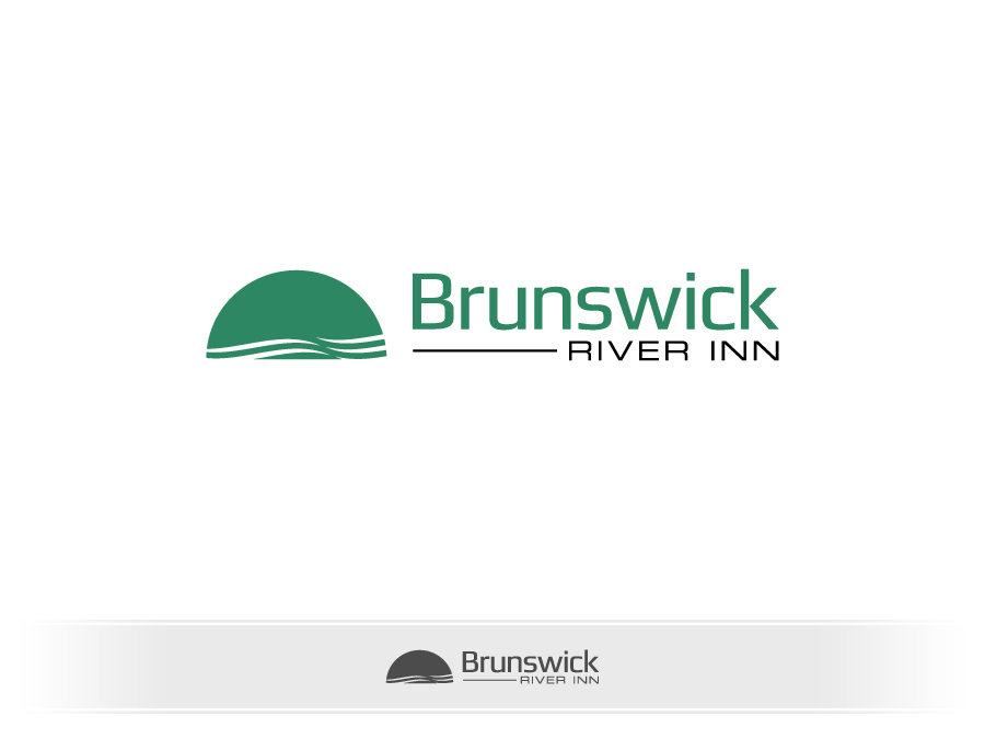 Modern, Bold, Motel Logo Design for Brunswick River Inn by 96 alex ...
