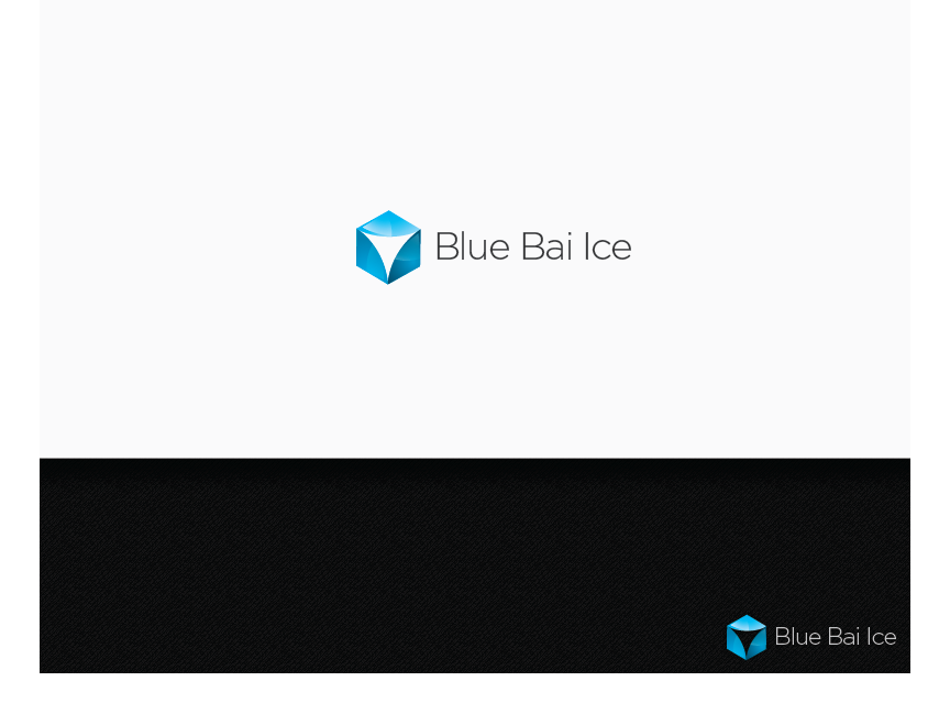 Modern, Professional, Business Logo Design for Blue Bai Ice by jaime.sp ...