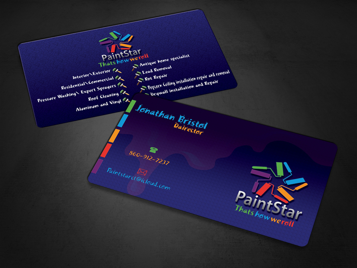 Painting Business Card Design for a Company by nuhanenterpriseIT ...