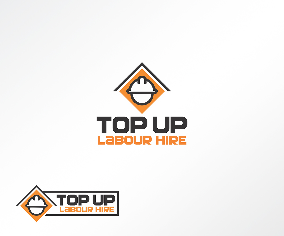Construction Logo Design for Top up labour hire by mrSergio | Design ...