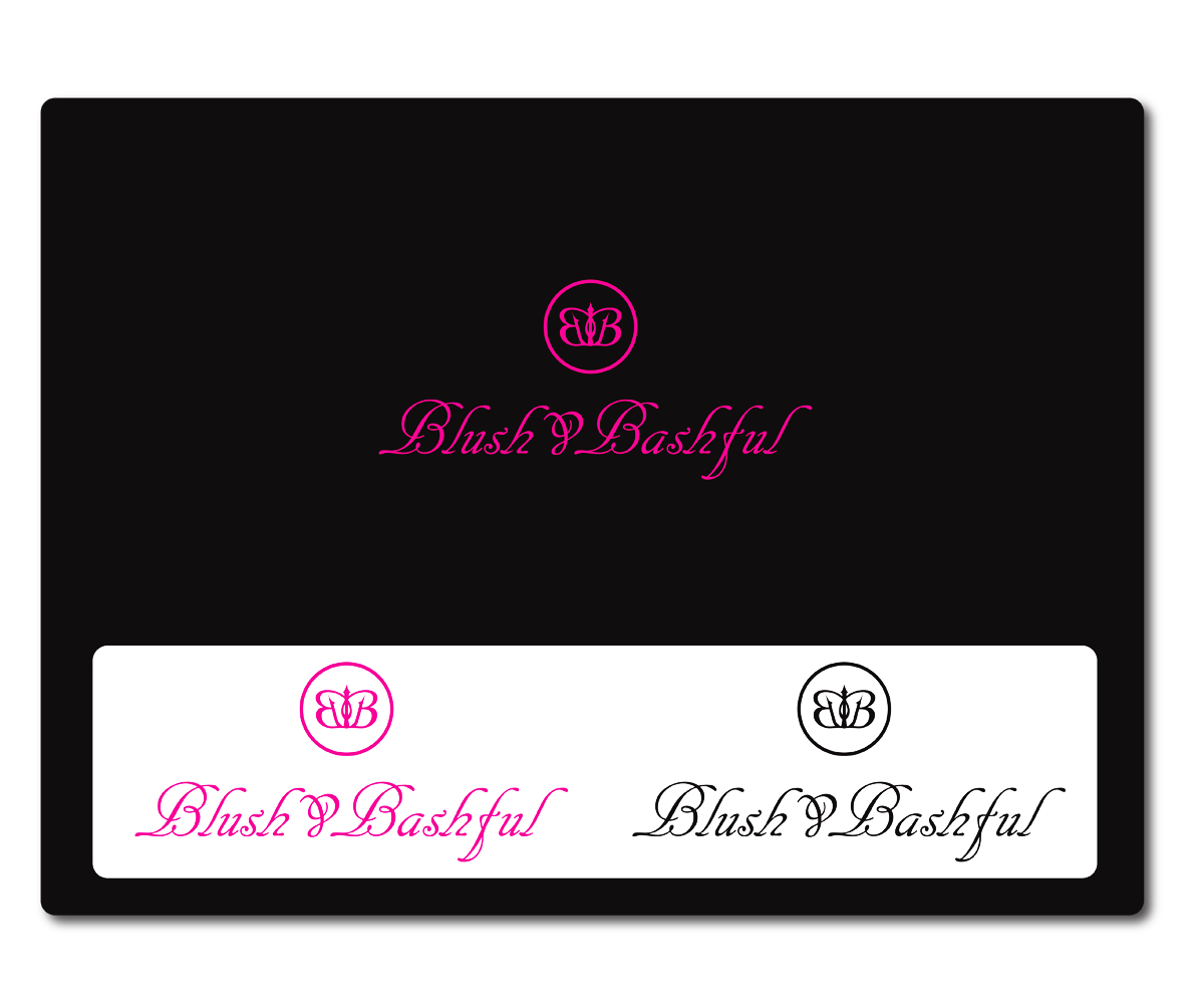 Business Logo Design for Blush & Bashful by Bella Cosa | Design #3393515
