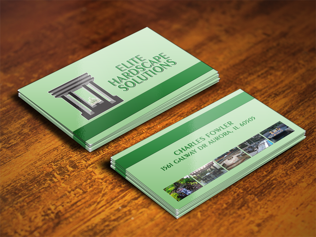 Elegant, Playful, Landscape Business Card Design for a Company by Sajin ...
