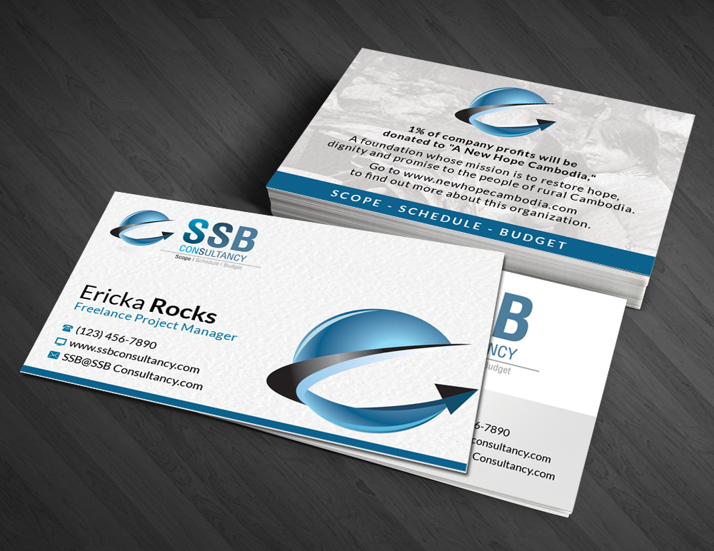 Modern, Upmarket, Advertising Business Card Design for a Company by ...