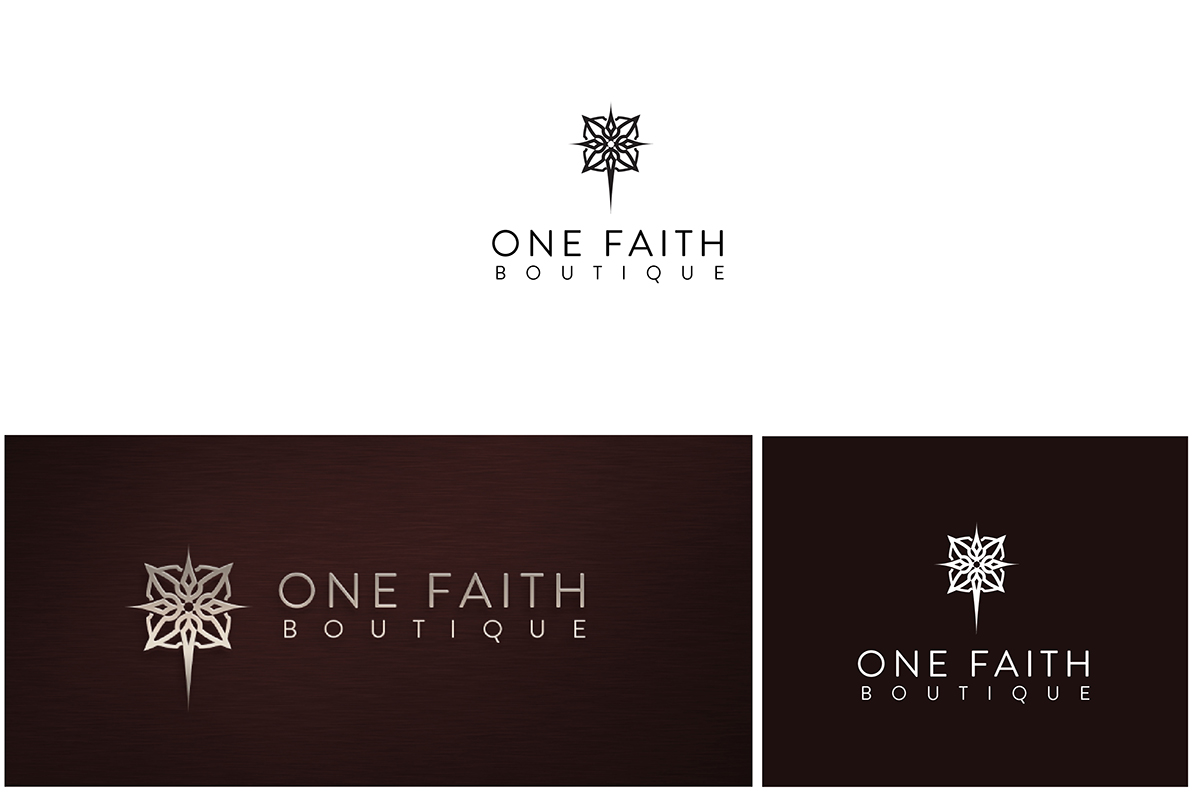 Clothing Logo Design for One Faith Boutique... This is where we are ...