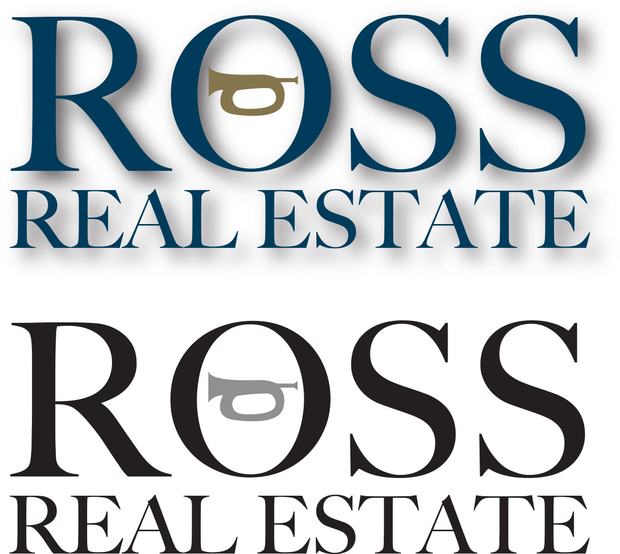 Elegant, Traditional, Real Estate Logo Design for Ross Real Estate by ...